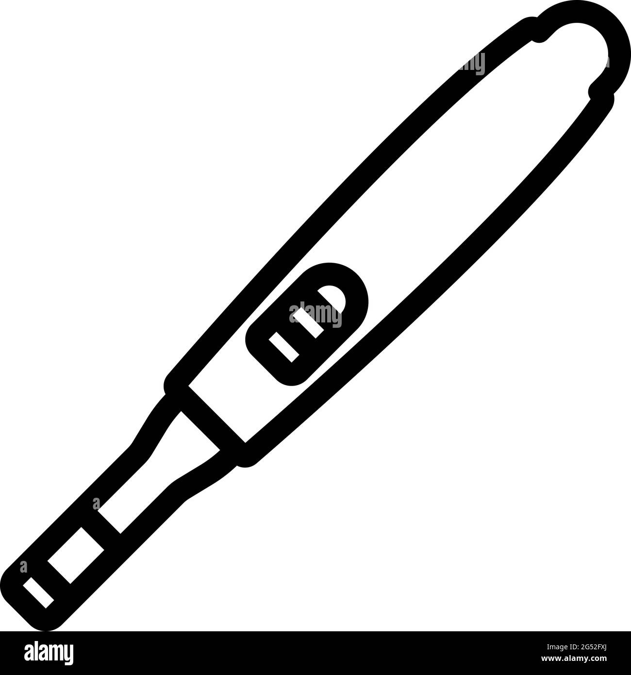 Pregnancy Test Icon. Bold outline design with editable stroke width ...