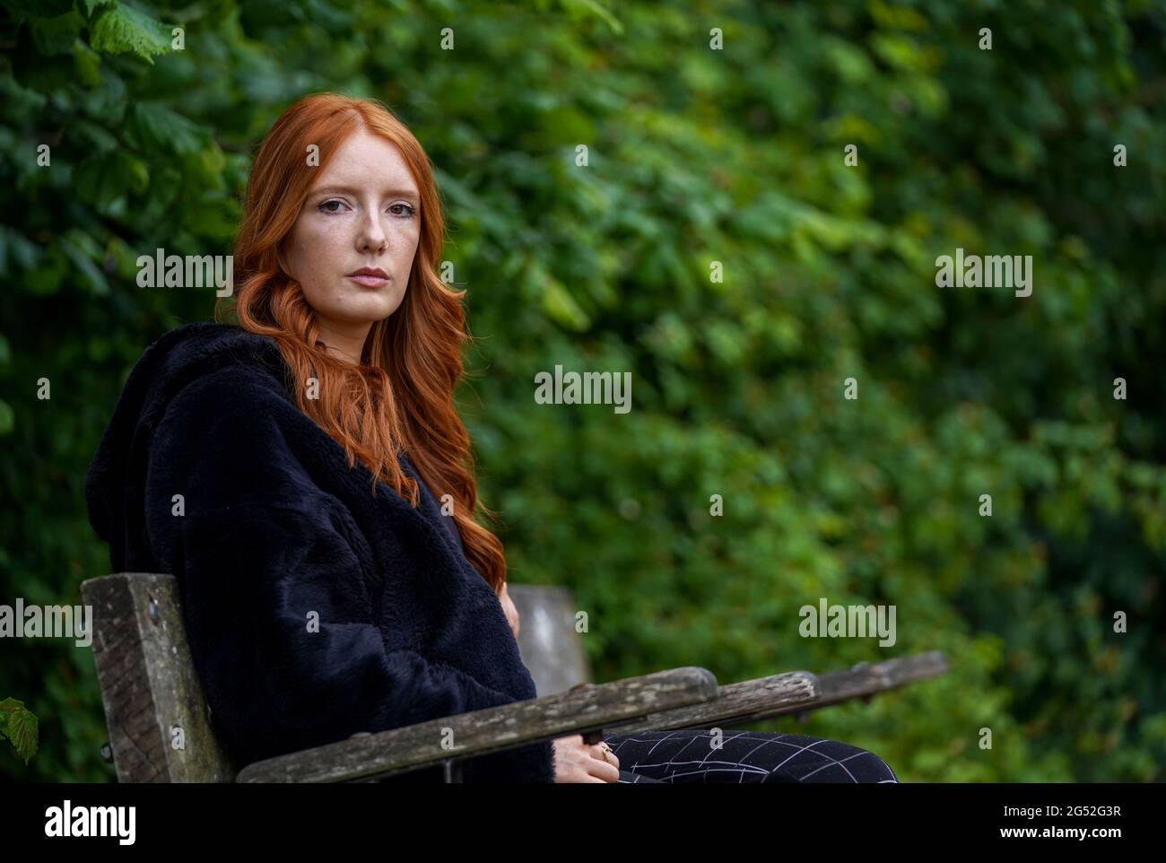 Patsy Stevenson poses for a photo in Hythe Park, Egham Surrey. Ms ...