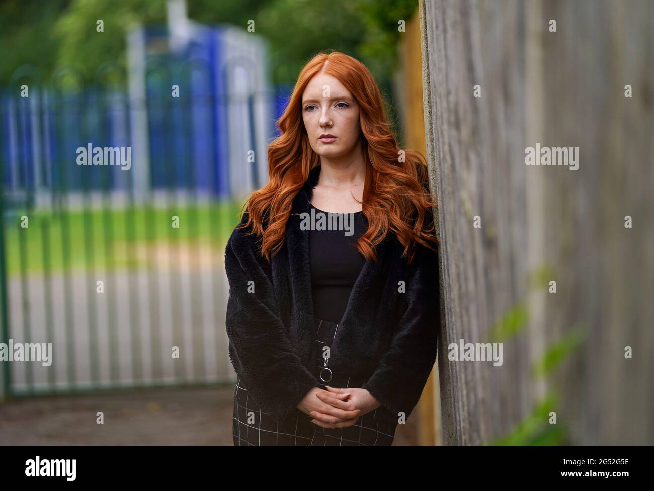 Patsy Stevenson poses for a photo in Hythe Park, Egham Surrey. Ms ...