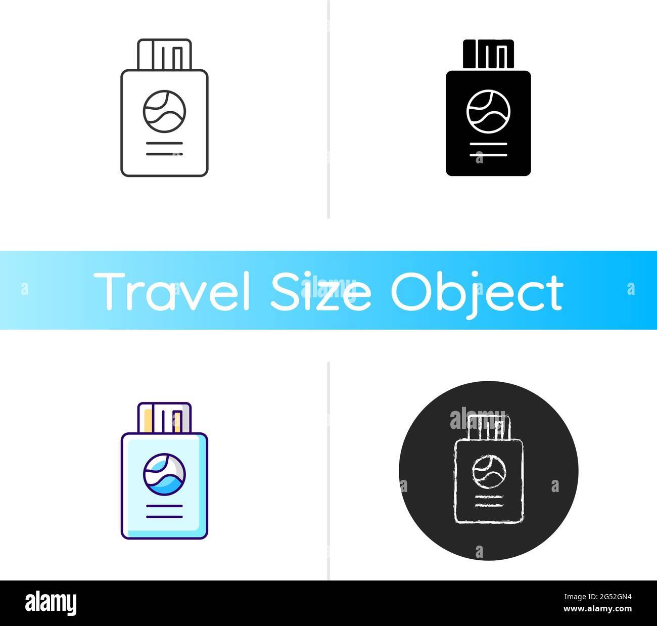 Passport With Tickets Icon Stock Vector Image And Art Alamy