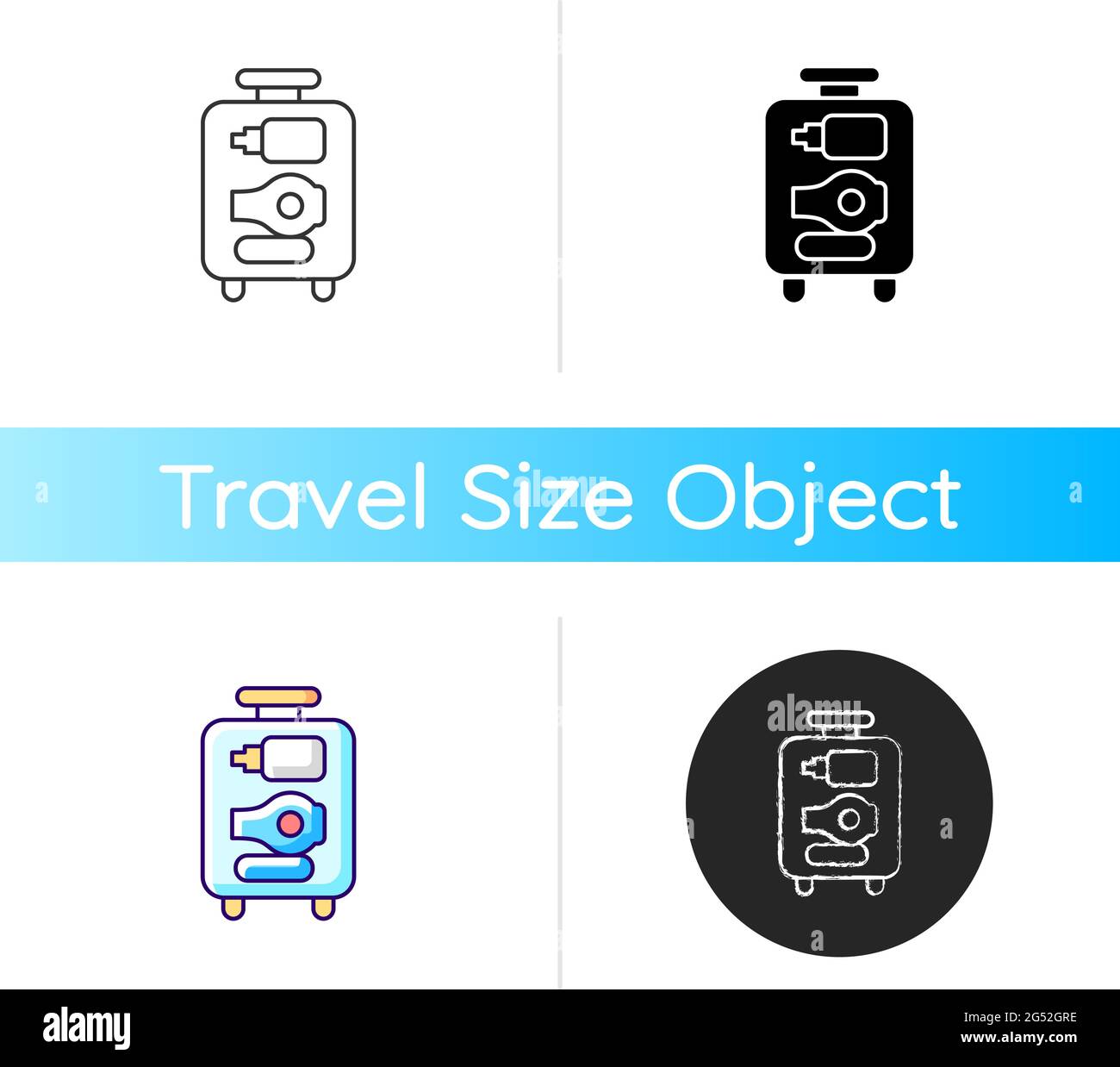 Open suitcase icon Stock Vector Image & Art - Alamy