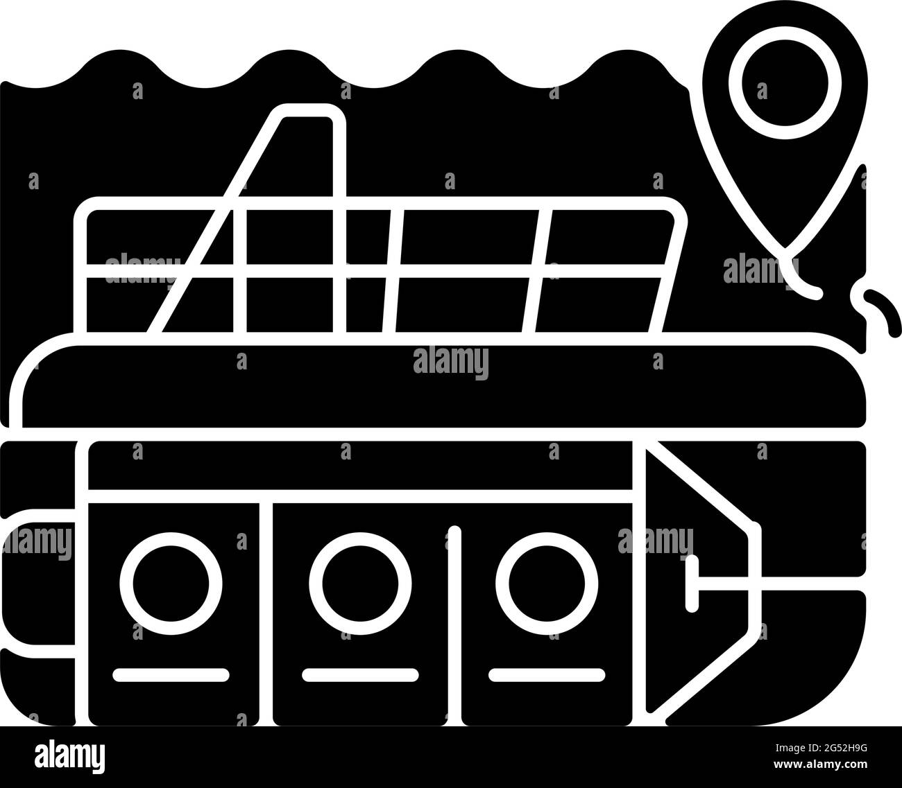 Atlantis submarines black glyph icon Stock Vector Image & Art - Alamy