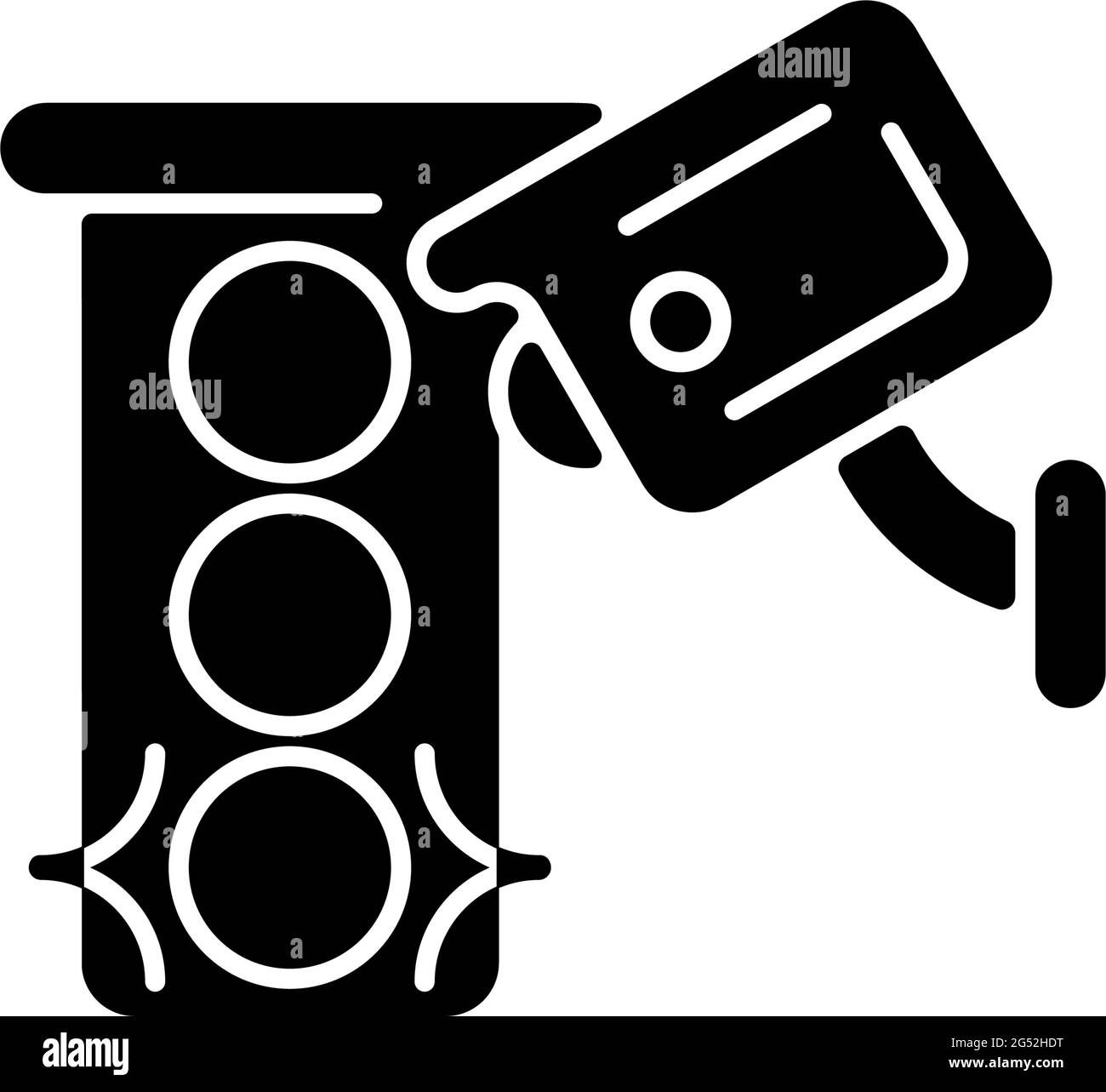 Cctv camera silhouette clipart hi-res stock photography and images - Alamy