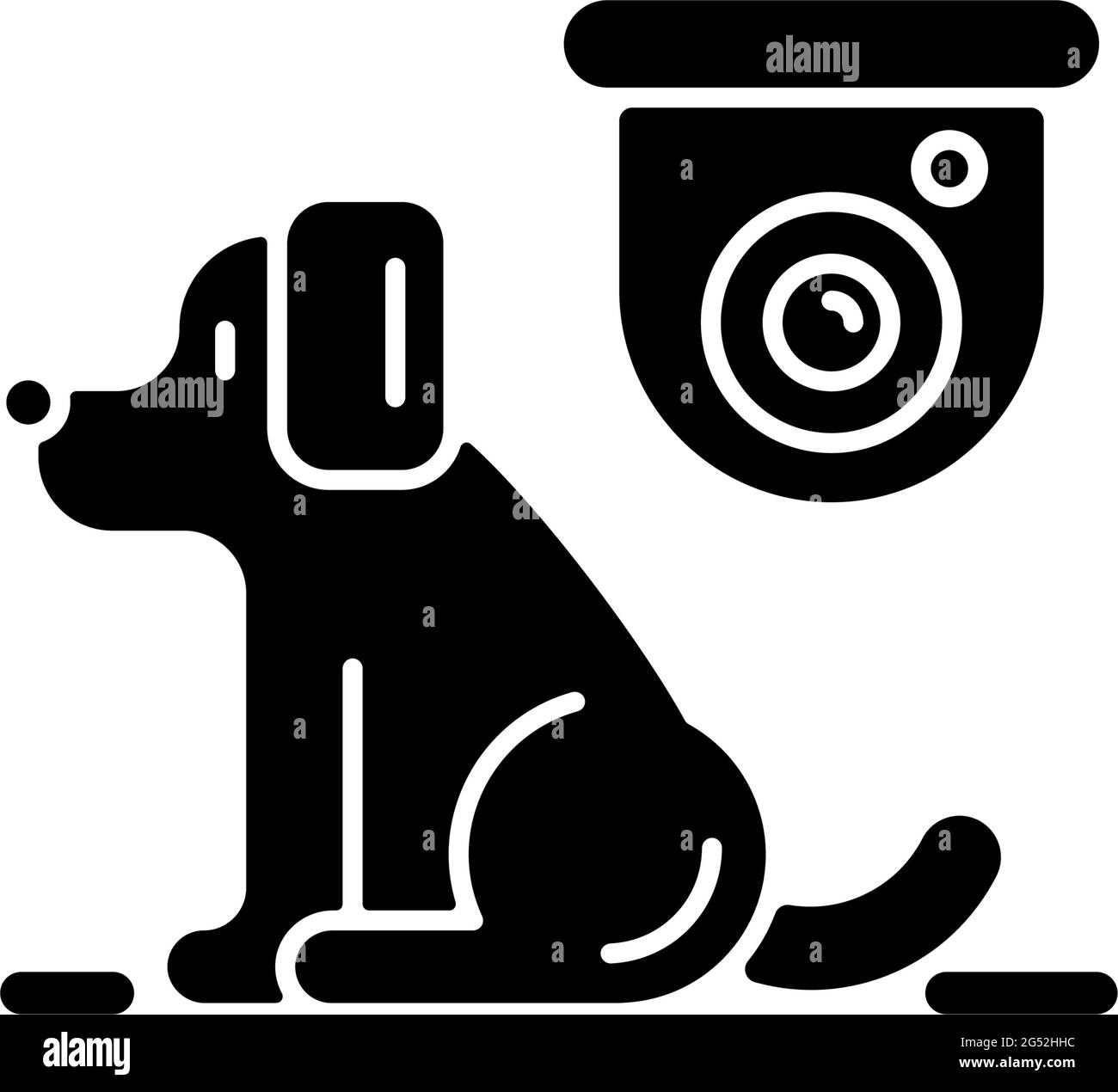 Cctv camera silhouette clipart hi-res stock photography and images - Alamy