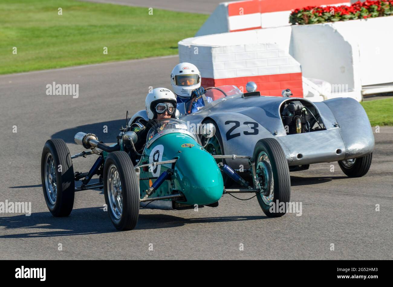 Cooper JAP Mk4 classic cars racing in the Earl Of March Trophy at the ...