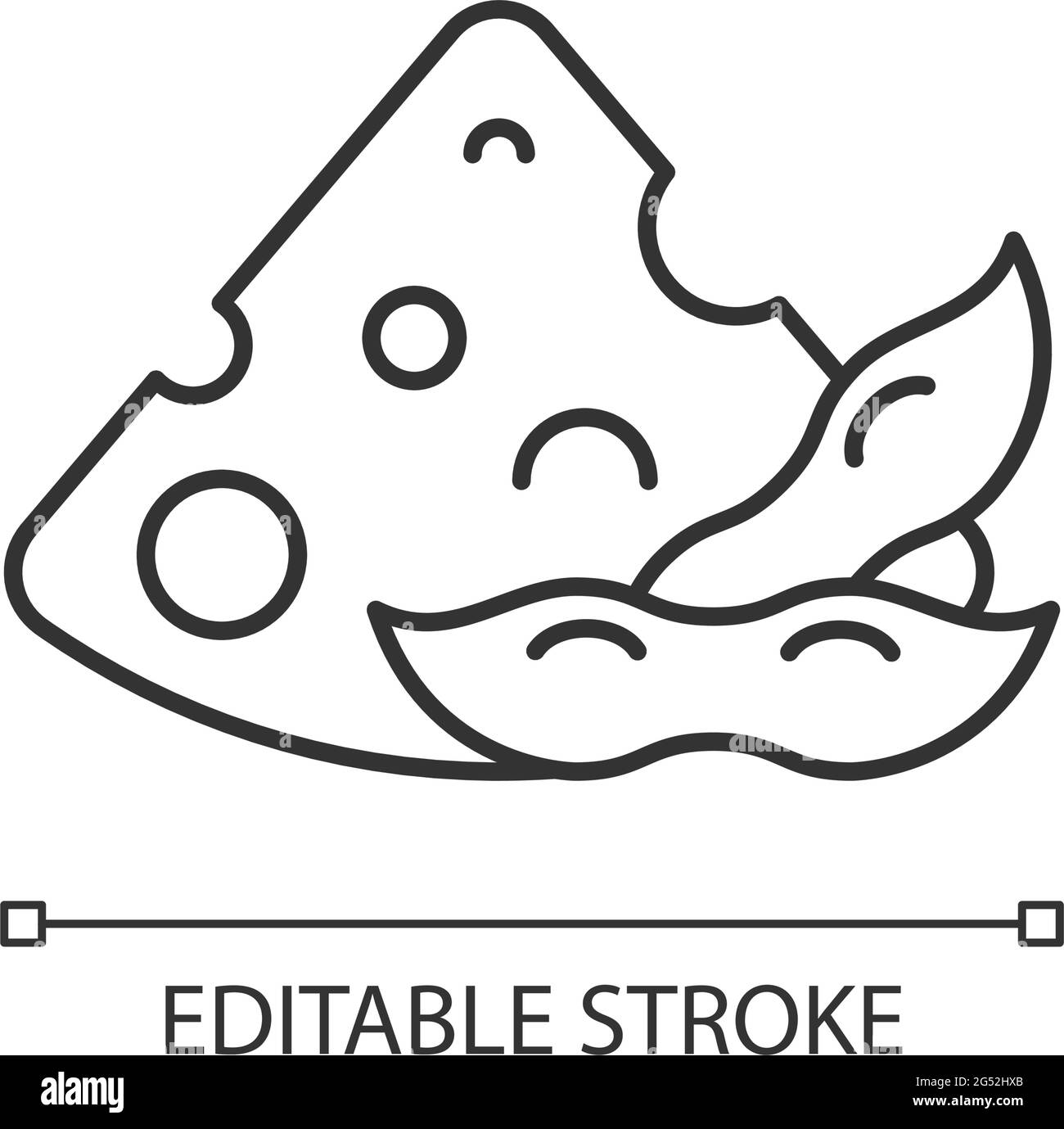 Soy cheese linear icon Stock Vector Image & Art - Alamy