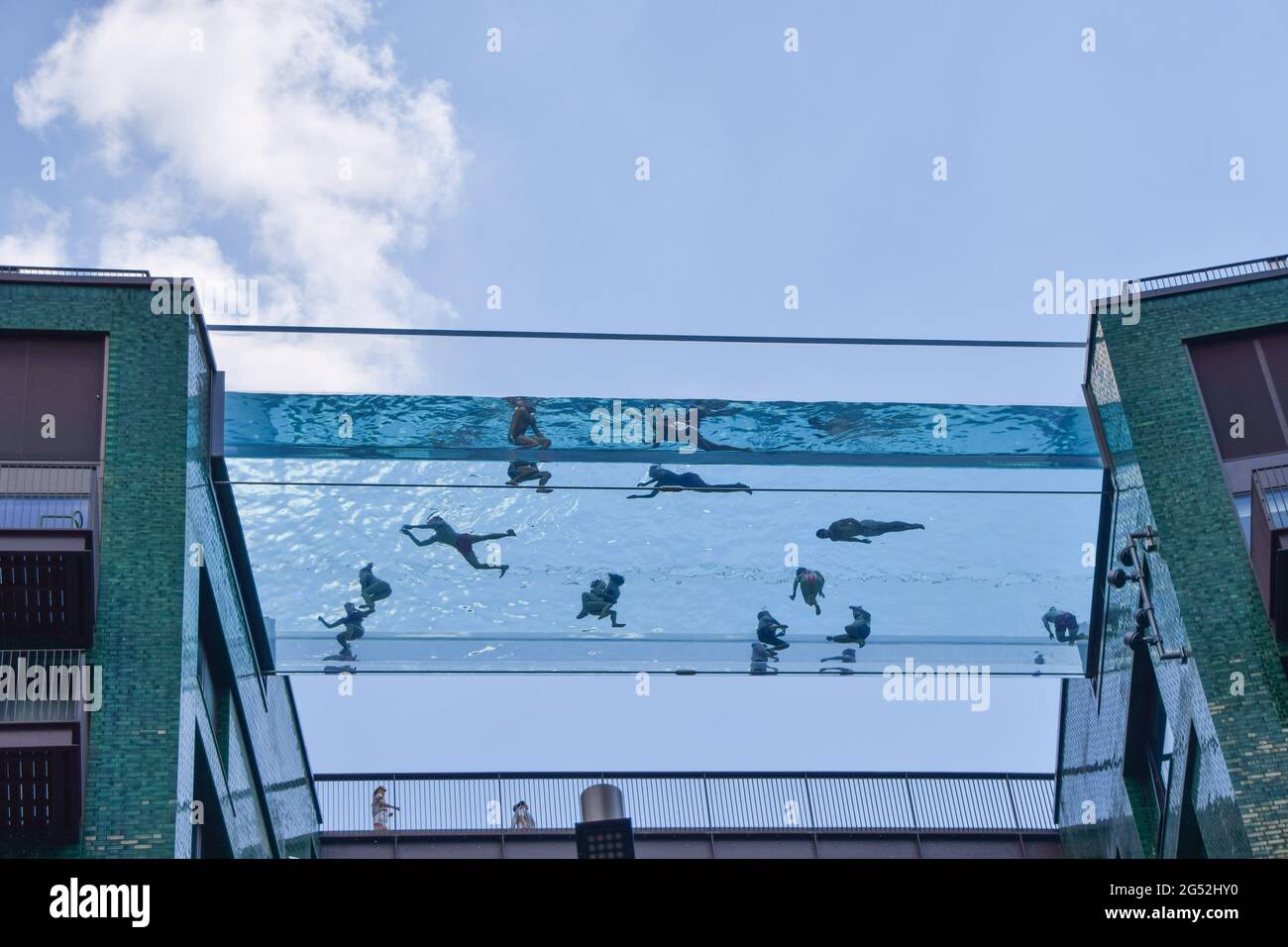 London, United Kingdom. 5th June 2021. People in the newly opened Sky ...