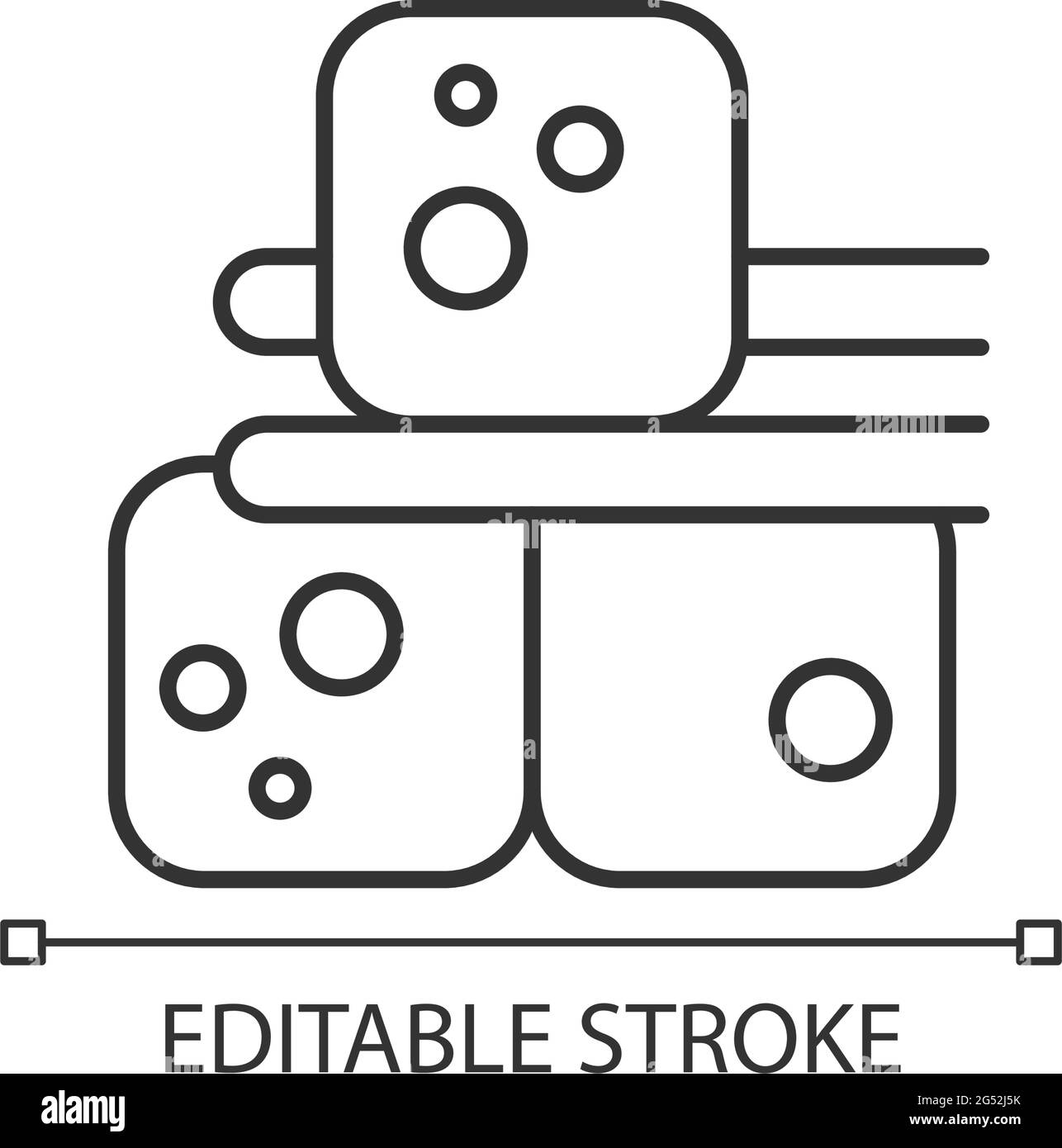 Tofu linear icon Stock Vector Image & Art - Alamy