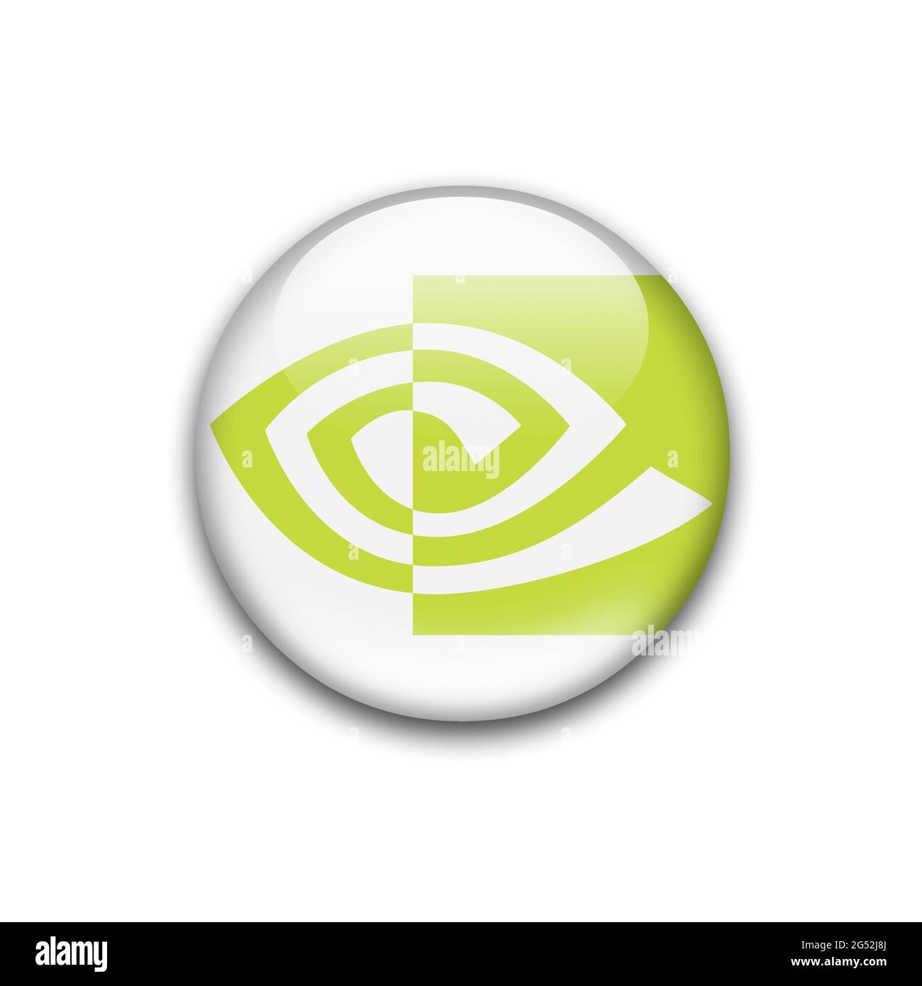 Nvidia logo hi-res stock photography and images - Alamy