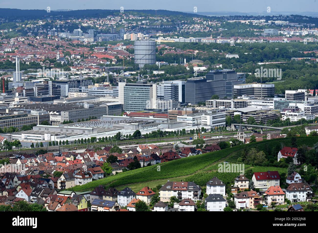 Stuttgart, Germany. 23rd June, 2021. The headquarters of the Daimler AG ...