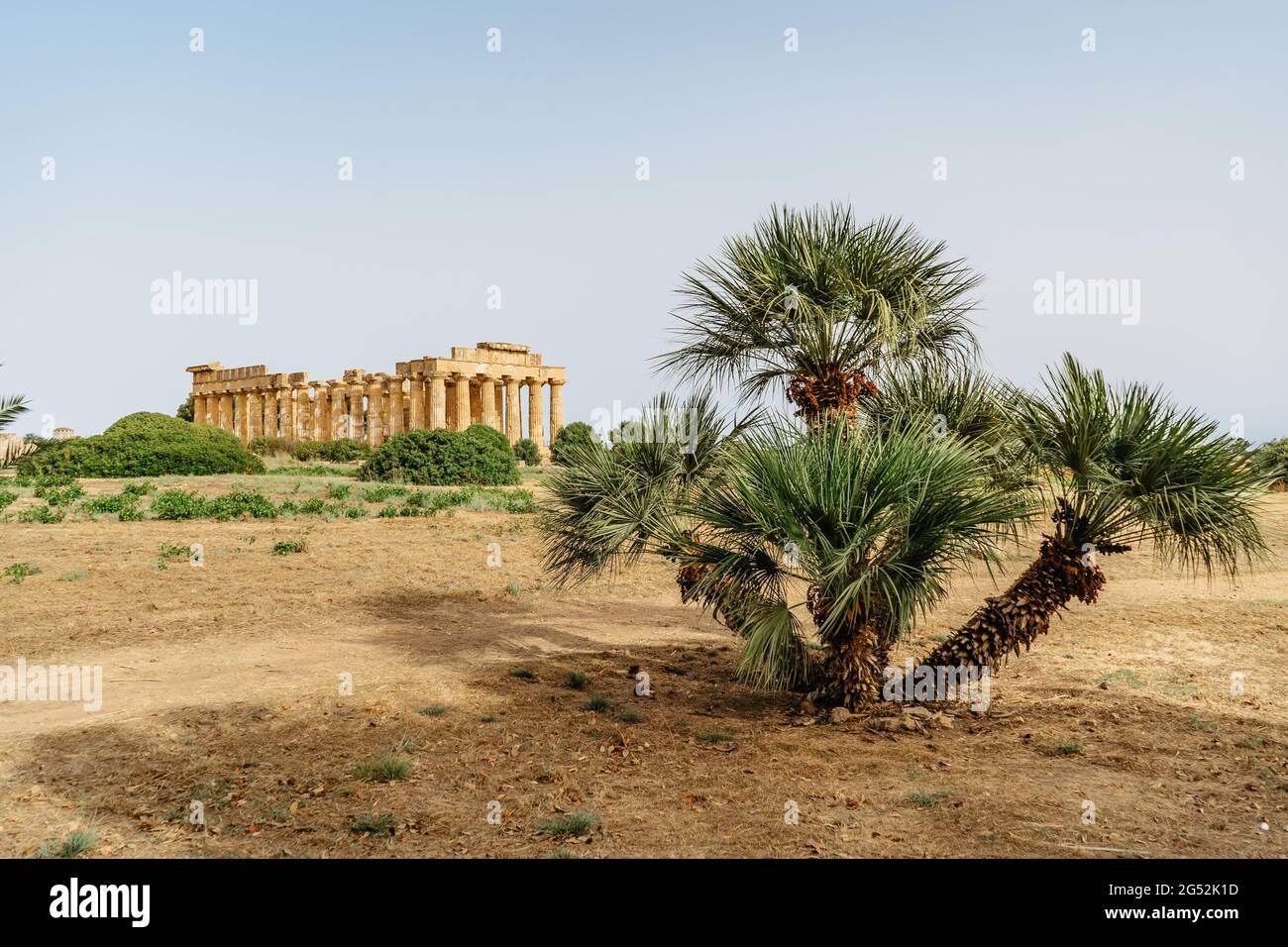 The Temple of Hera at Selinunte Archaeological Park,Sicily,Italy.Ruins ...
