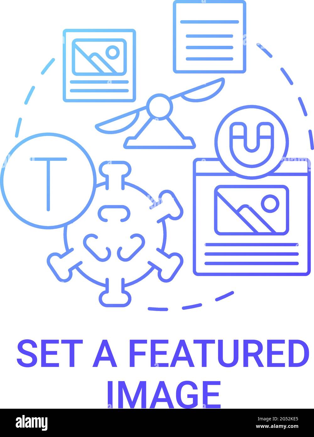 Blue thumbnail Stock Vector Images - Alamy