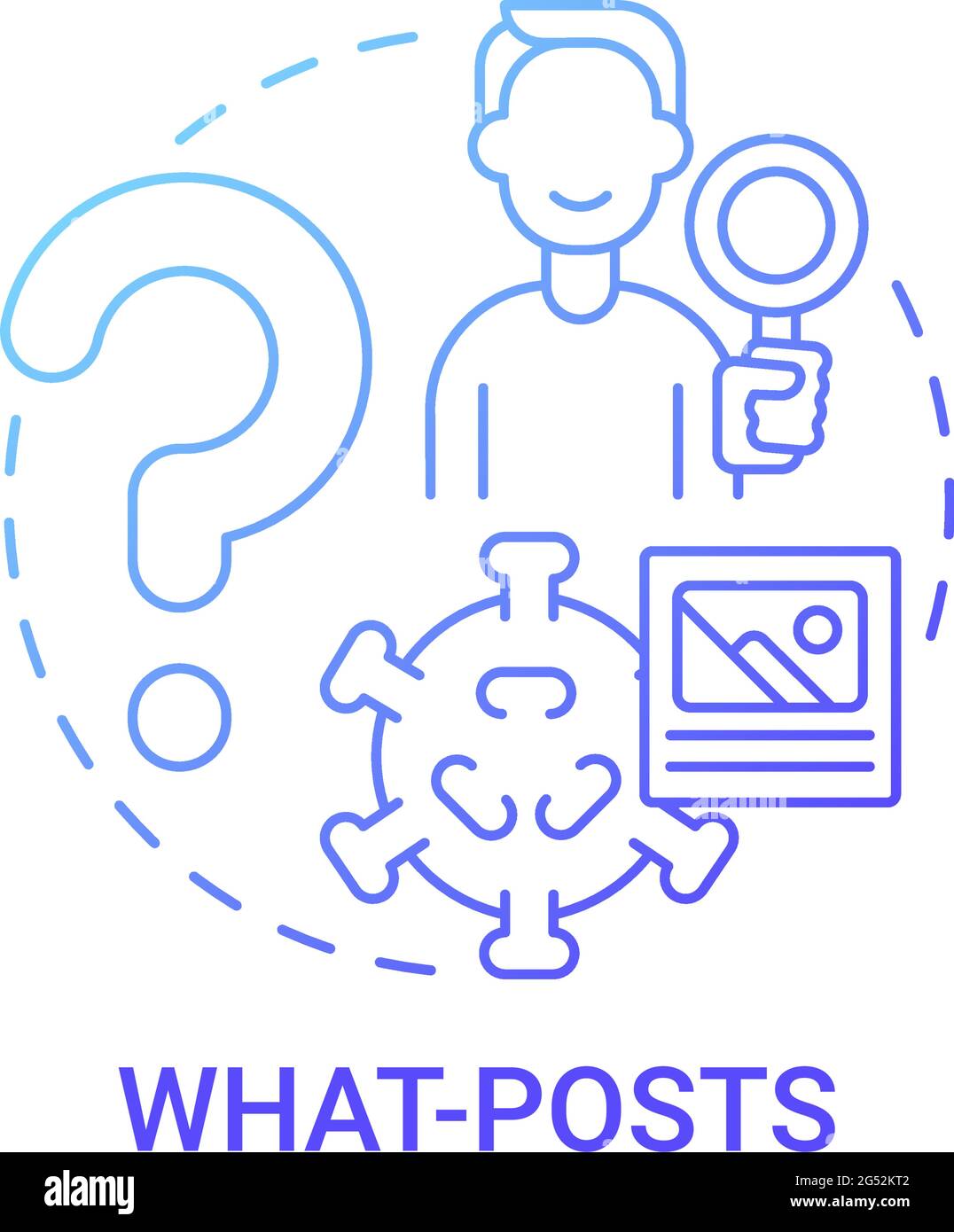 What-posts concept icon Stock Vector Image & Art - Alamy