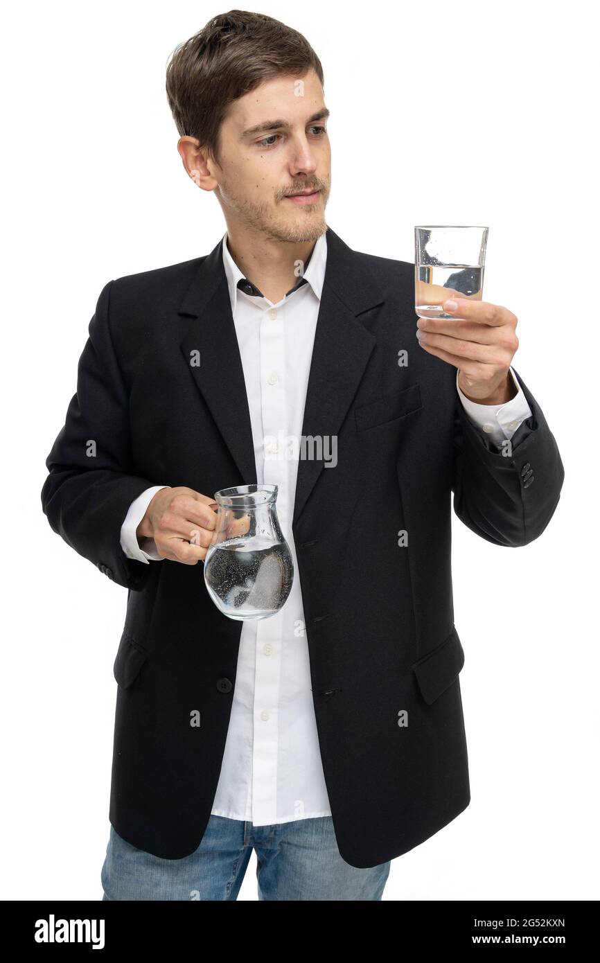 Man pitcher in hand hi-res stock photography and images - Alamy