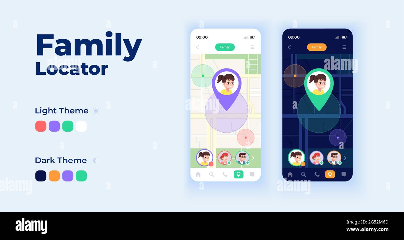 Locator tracker map Stock Vector Images - Alamy