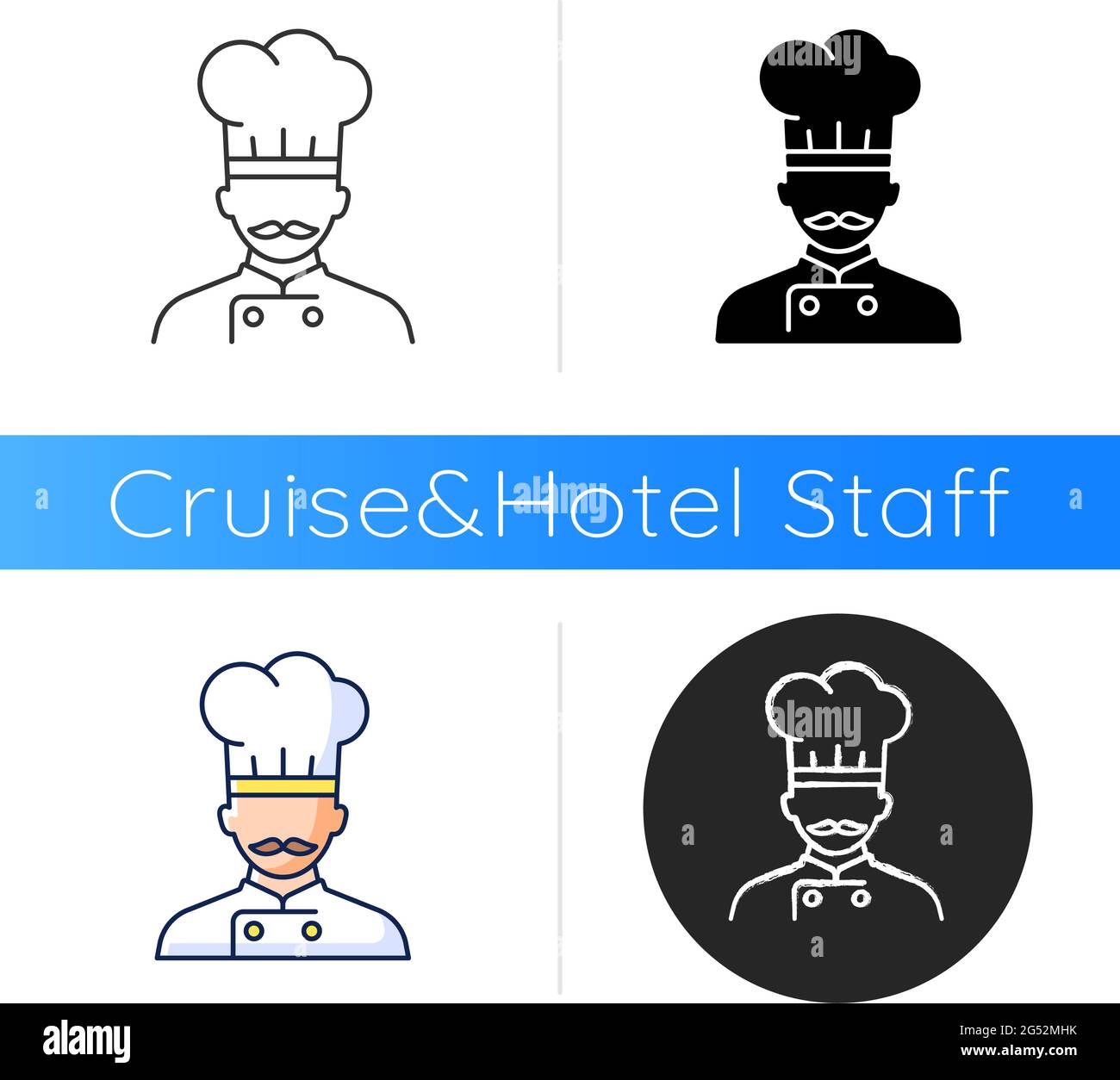 Cruise ship chef Stock Vector Images - Alamy