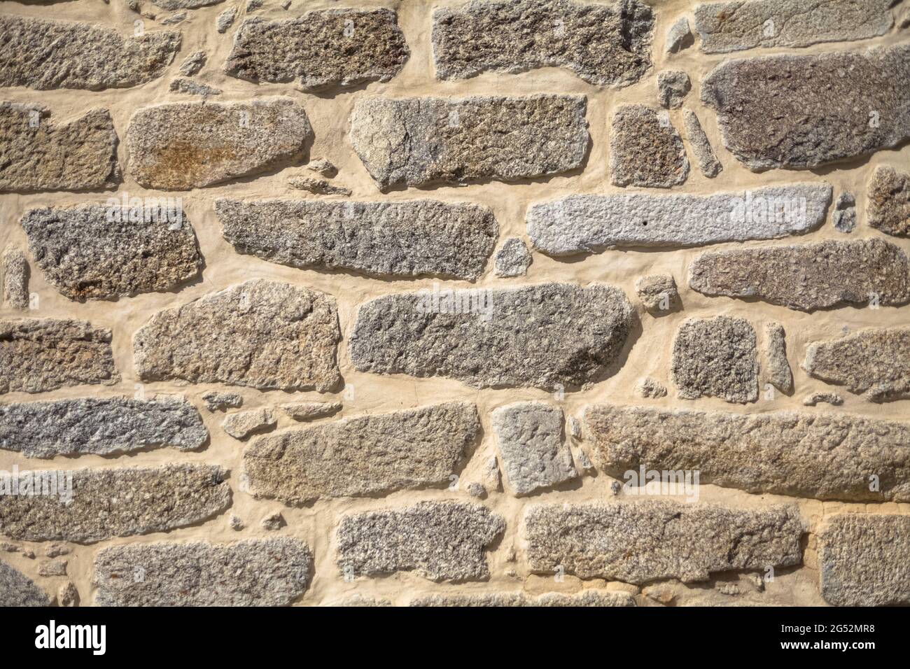 Architecture textures, detailed and rustic of paired masonry granite ...