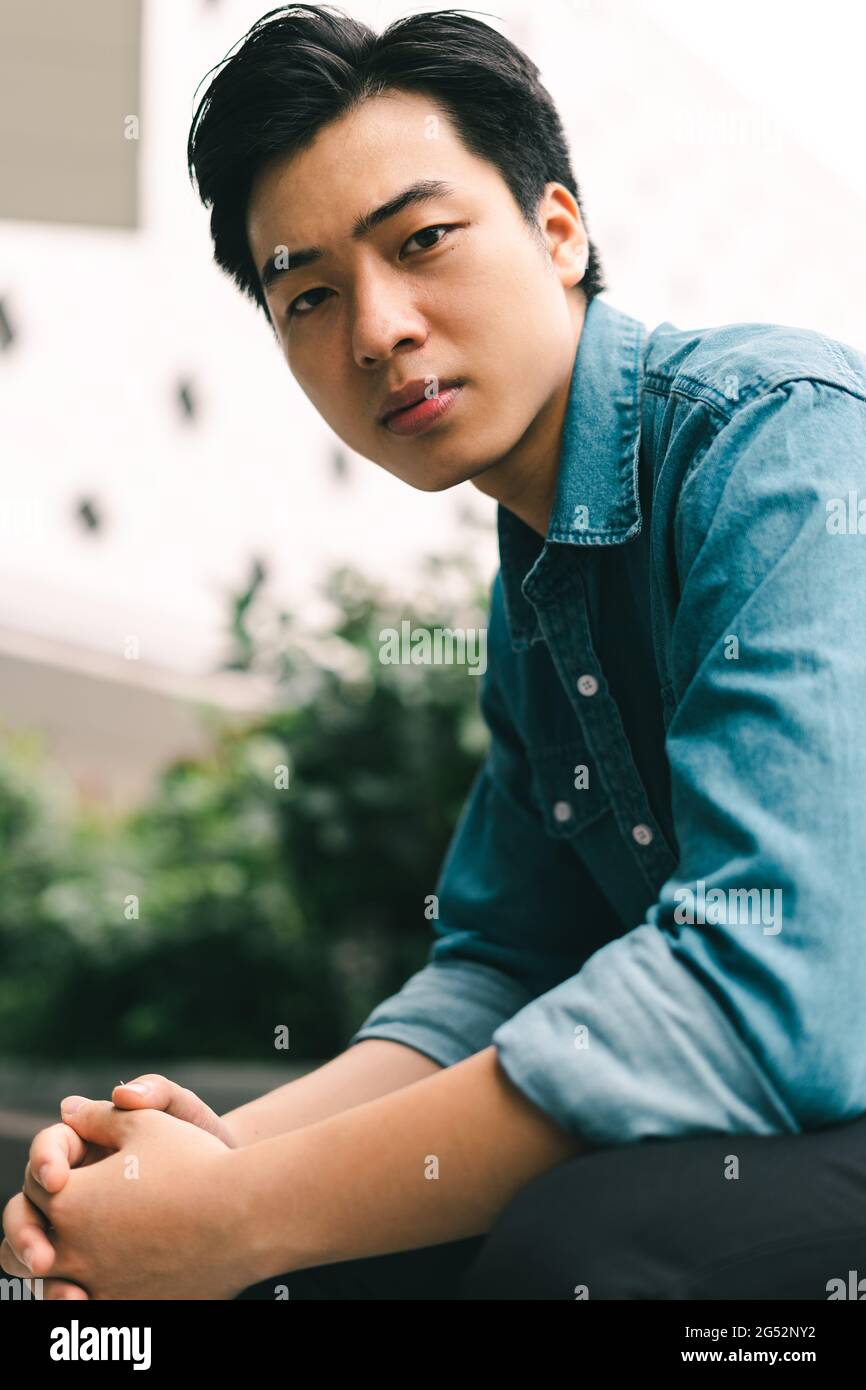 Handsome asian male model in hi-res stock photography and images - Alamy