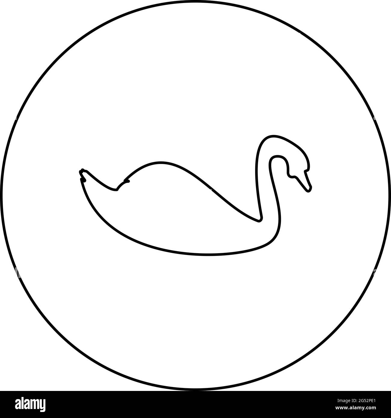 Simple Swan Outline
