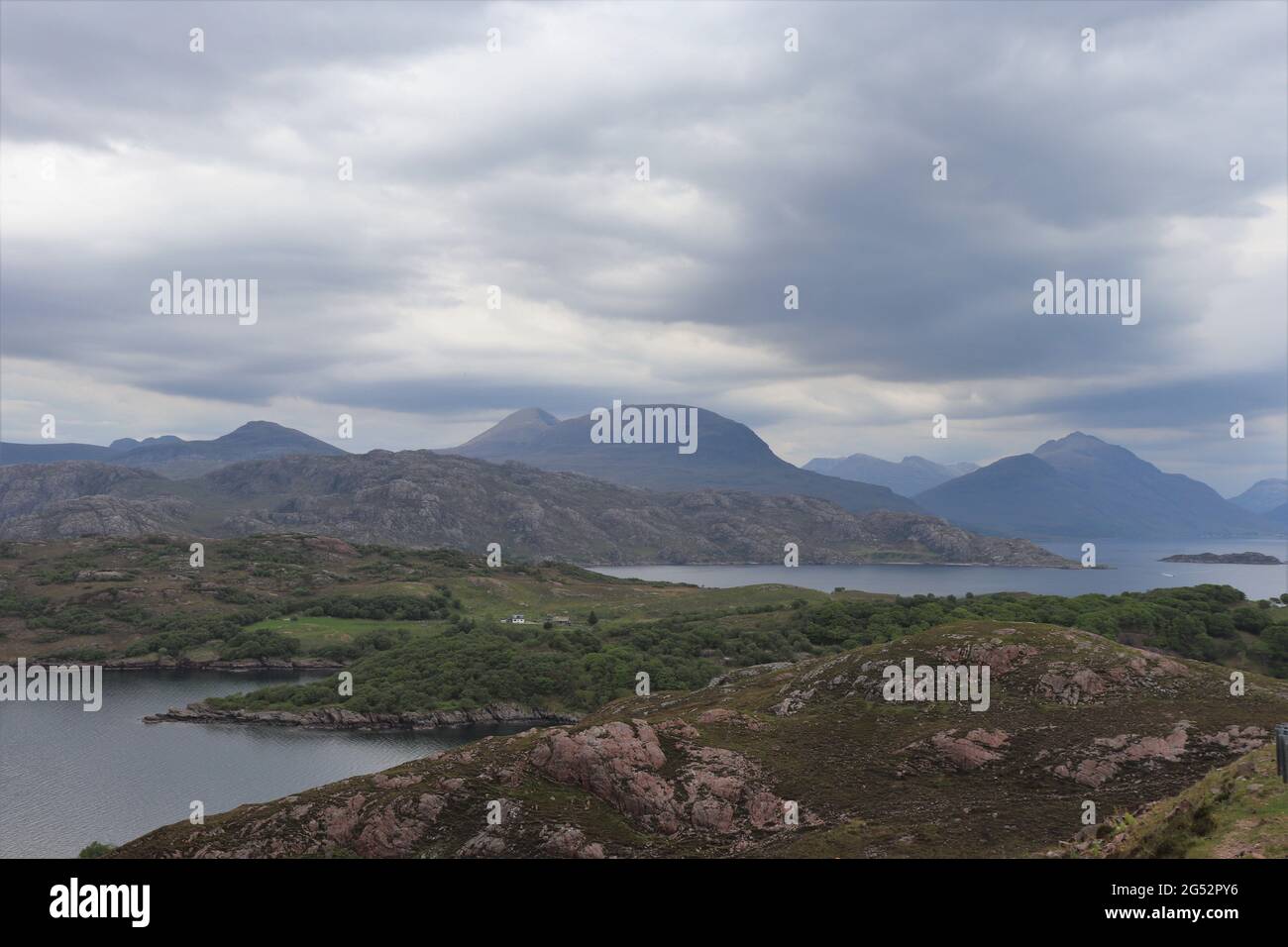 Characteristic landscapes and views of the islands from the Applecross ...