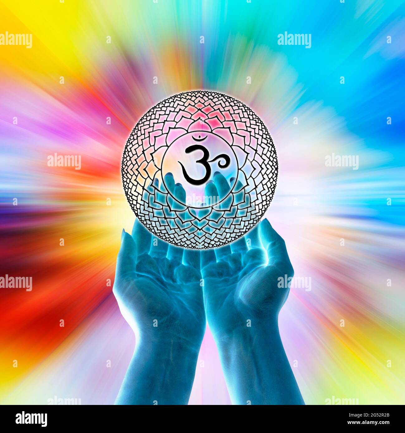 Crown chakra hi-res stock photography and images - Alamy