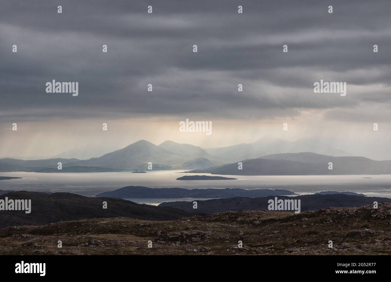 Characteristic landscapes and views of the islands from the Applecross ...