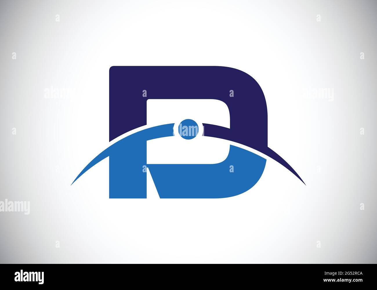 Initial D Letter Logo With Creative Modern Business Typography Vector ...