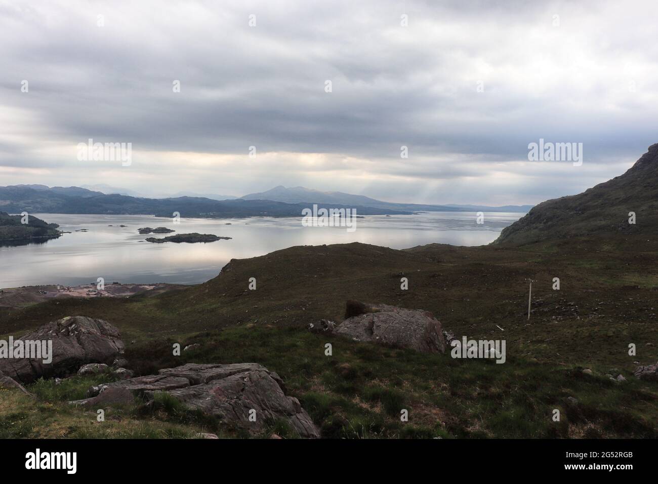 Characteristic landscapes and views of the islands from the Applecross ...