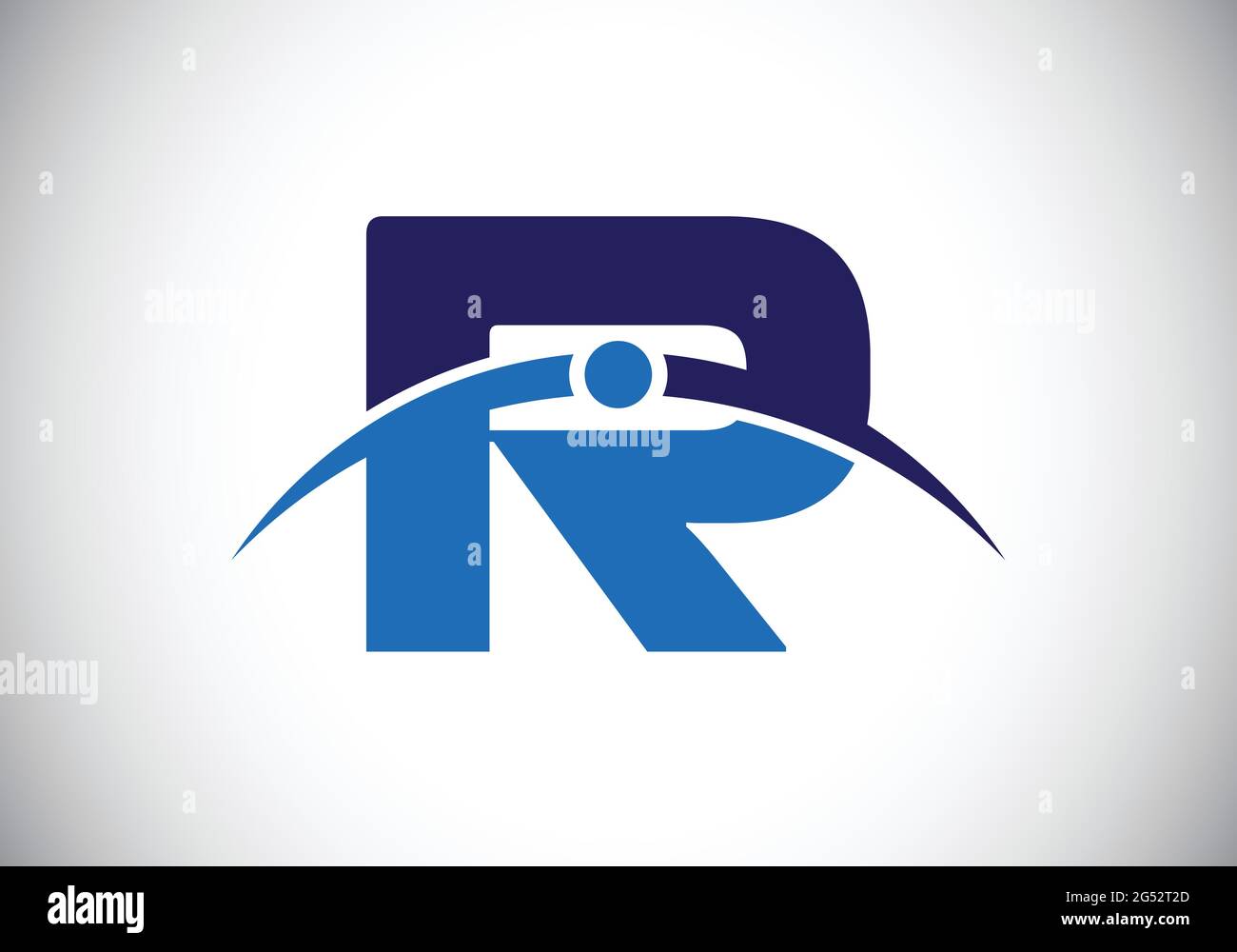 Initial R Letter Logo With Creative Modern Business Typography Vector ...