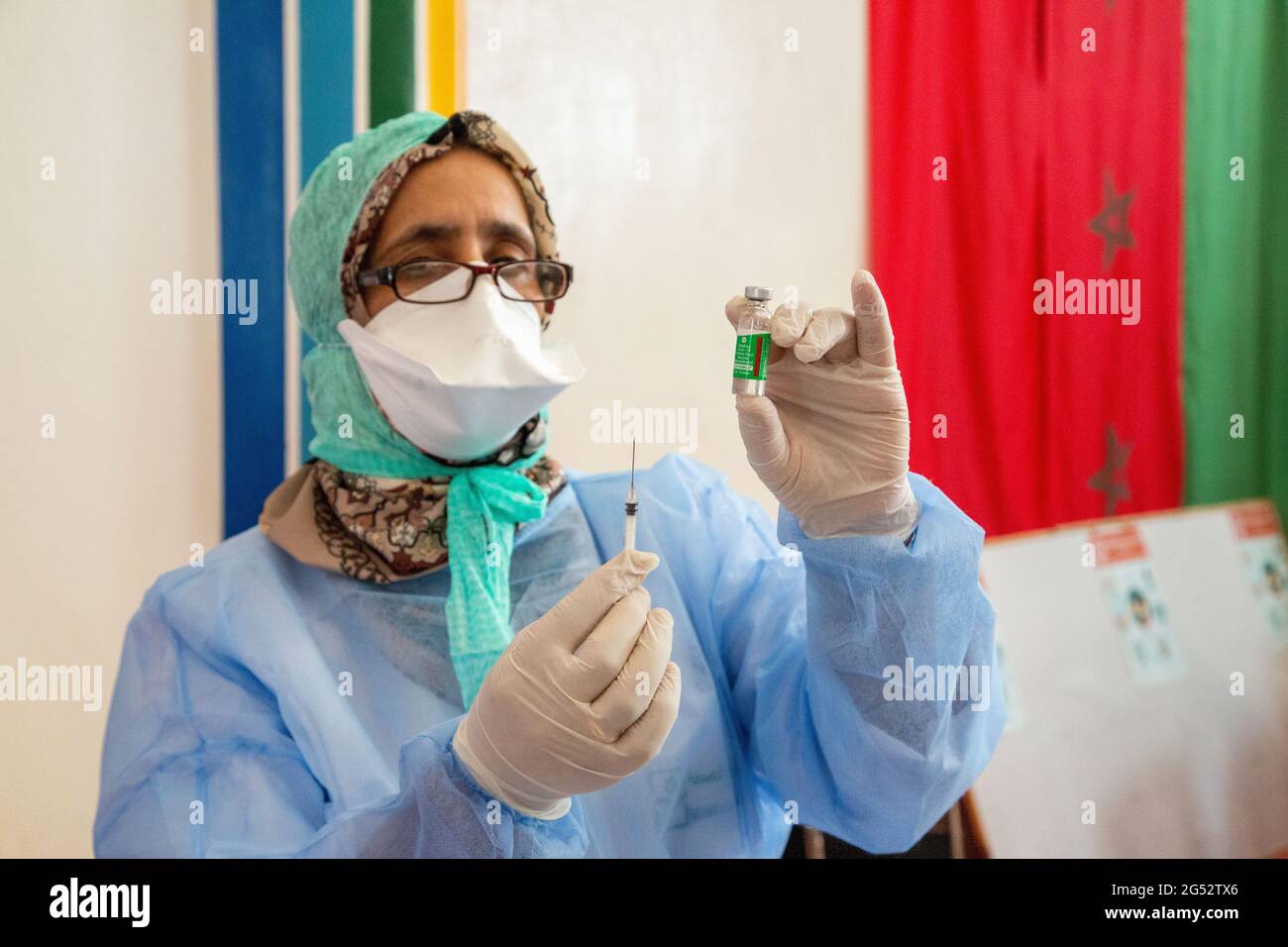 vaccination covid maroc Stock Photo - Alamy