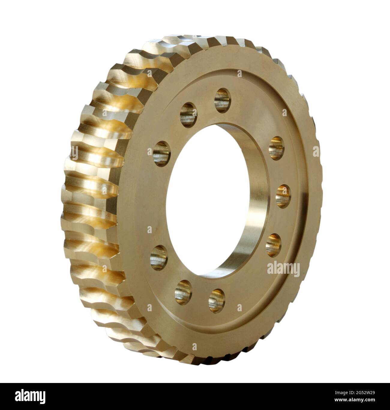 Gear wheel on a white background Stock Photo - Alamy