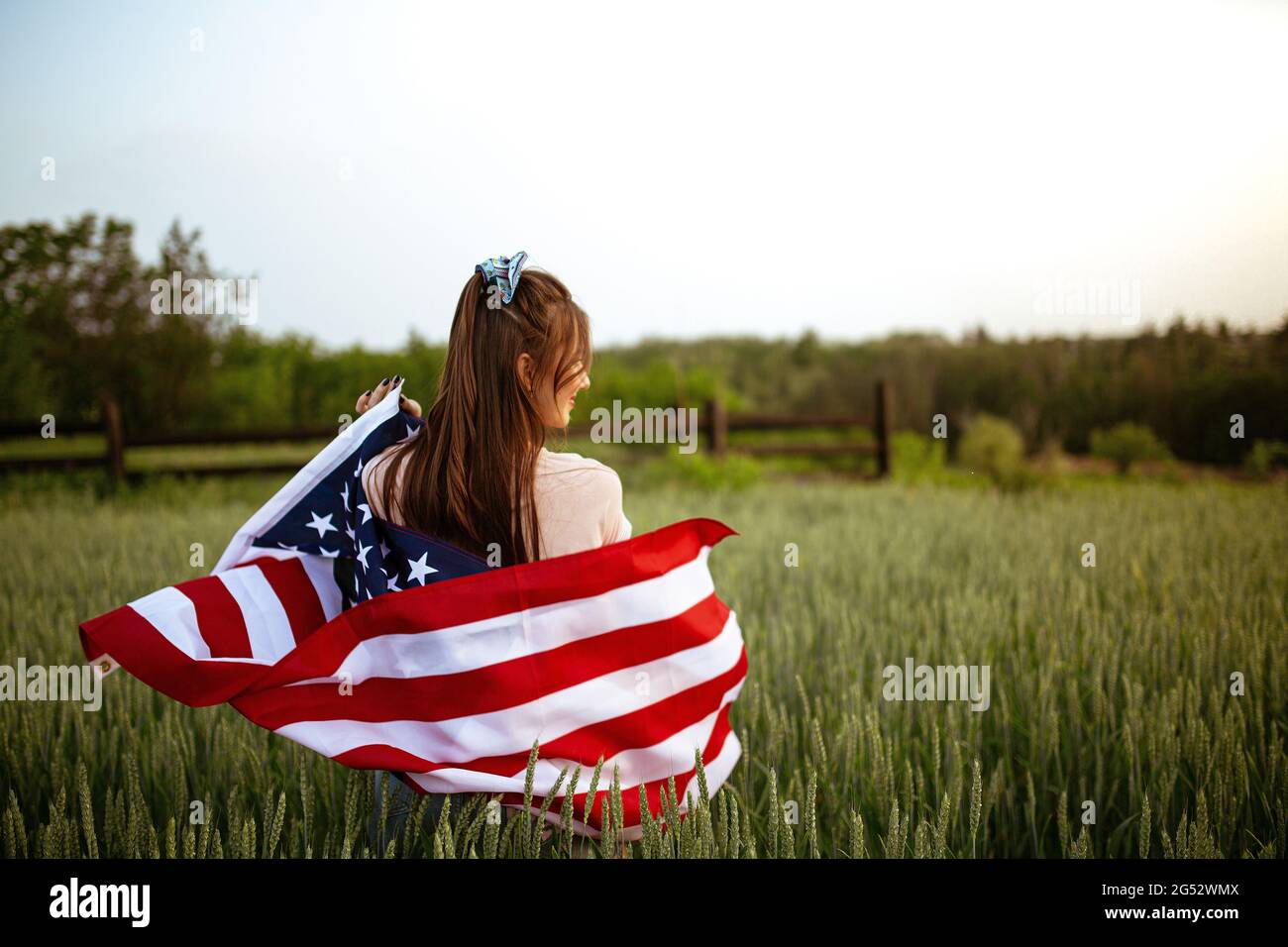 African american woman pride flag hi-res stock photography and images ...