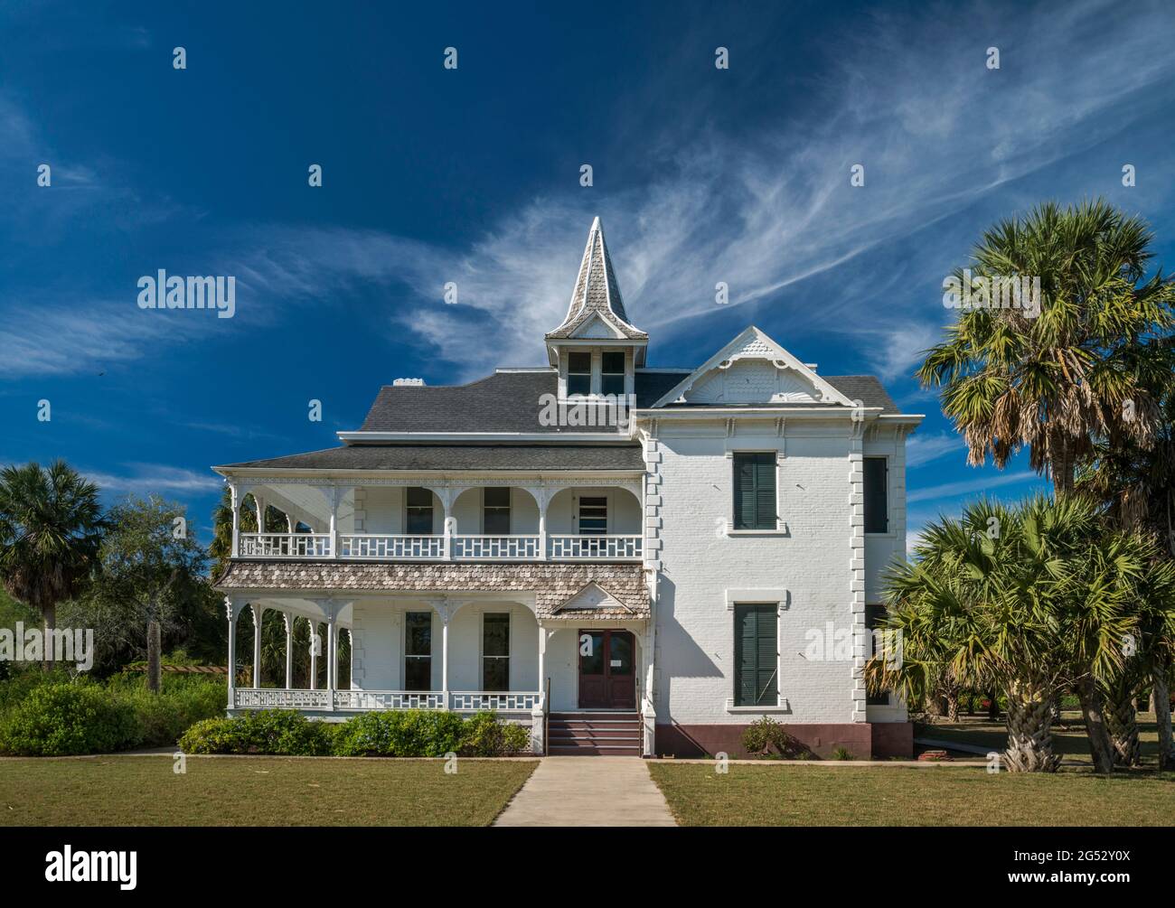 Rabb Plantation House, Victorian style, at Sabal Palm Grove Sanctuary ...