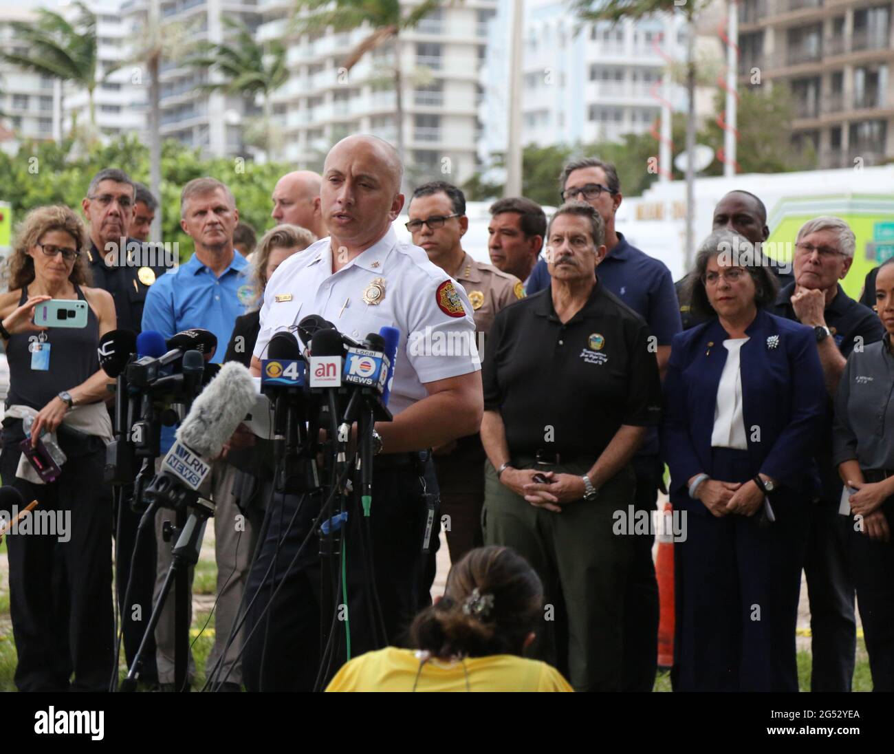 Miami-Dade Fire Rescue assistant fire chief of operations, Ray Jadallah ...