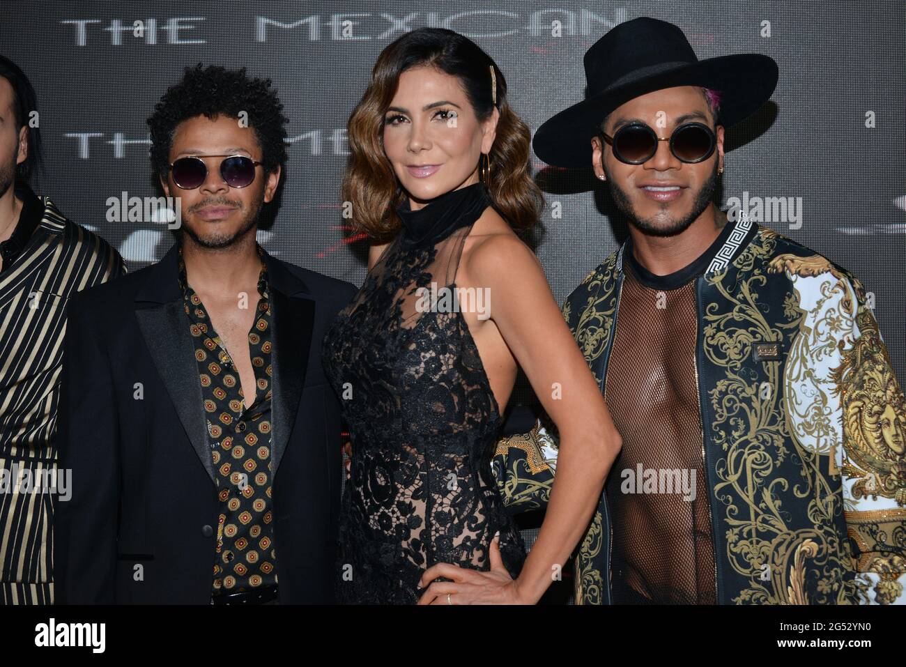 MEXICO CITY, MEXICO - JUNE 24: (L-R) Kalimba, Patricia Manterola ...