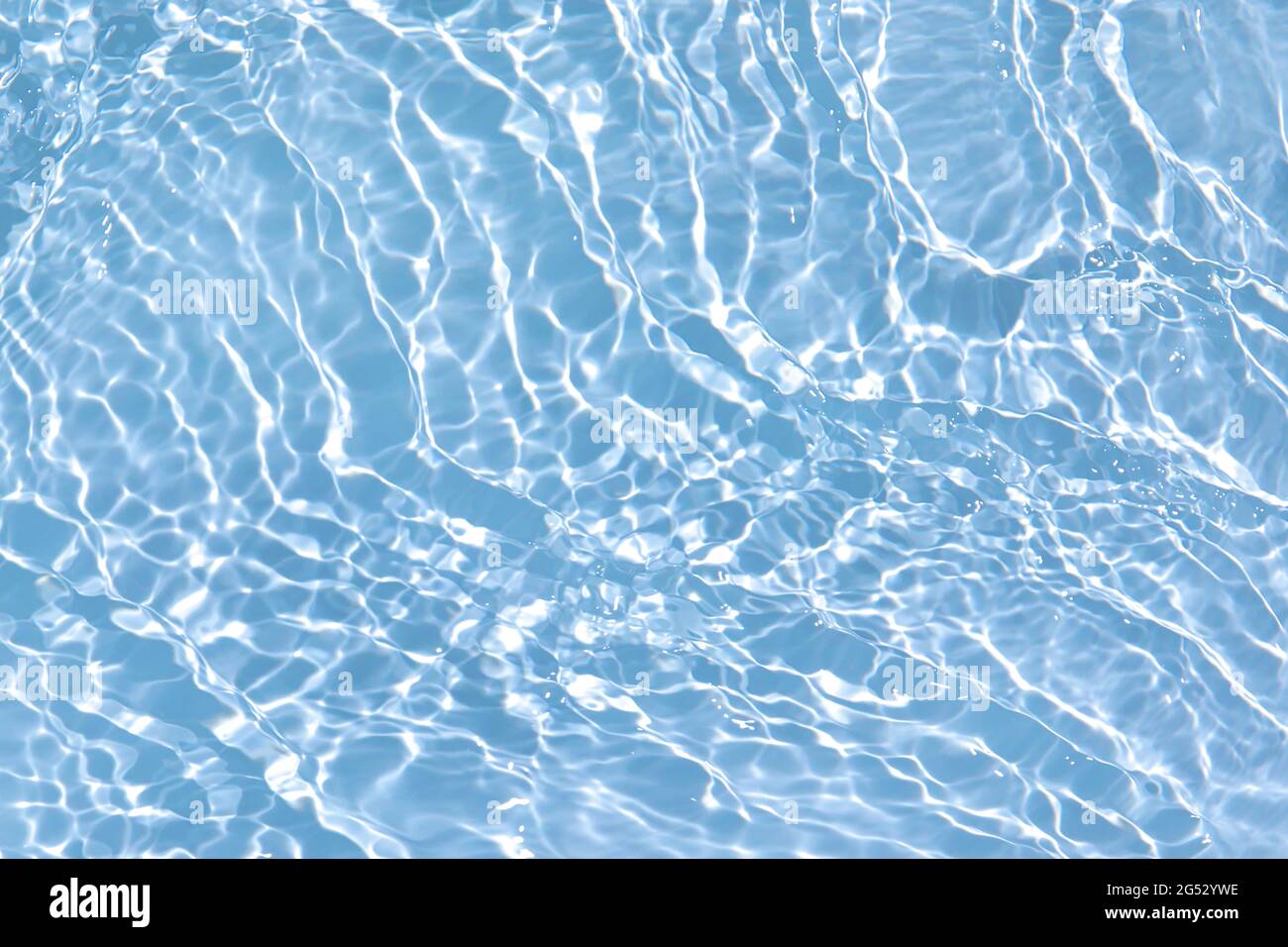 transparent blue colored clear calm water surface texture Stock Photo ...