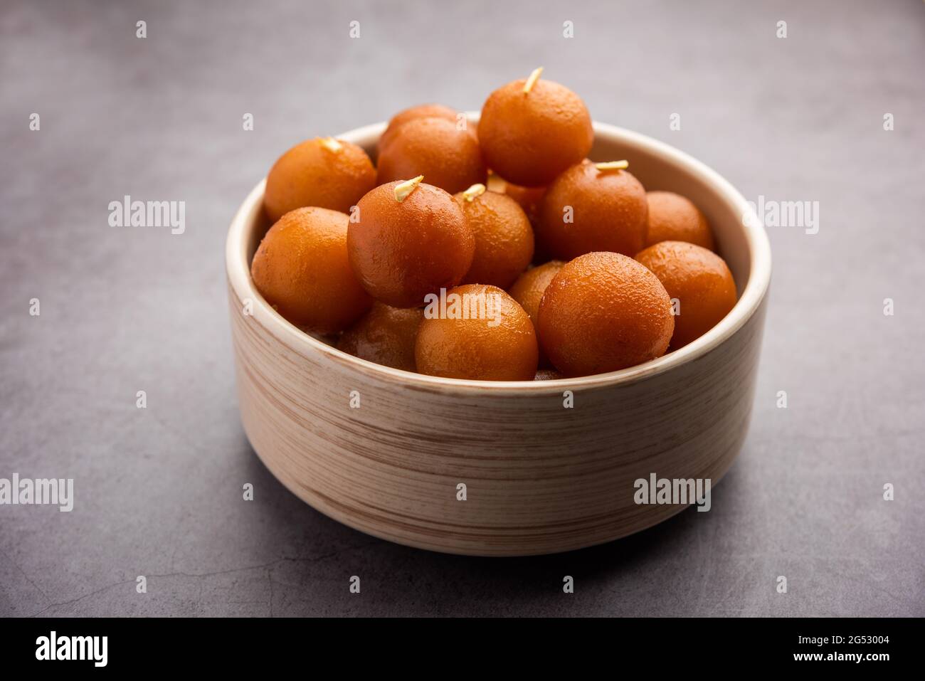 Gulab jamun popular dessert in hi-res stock photography and images - Alamy