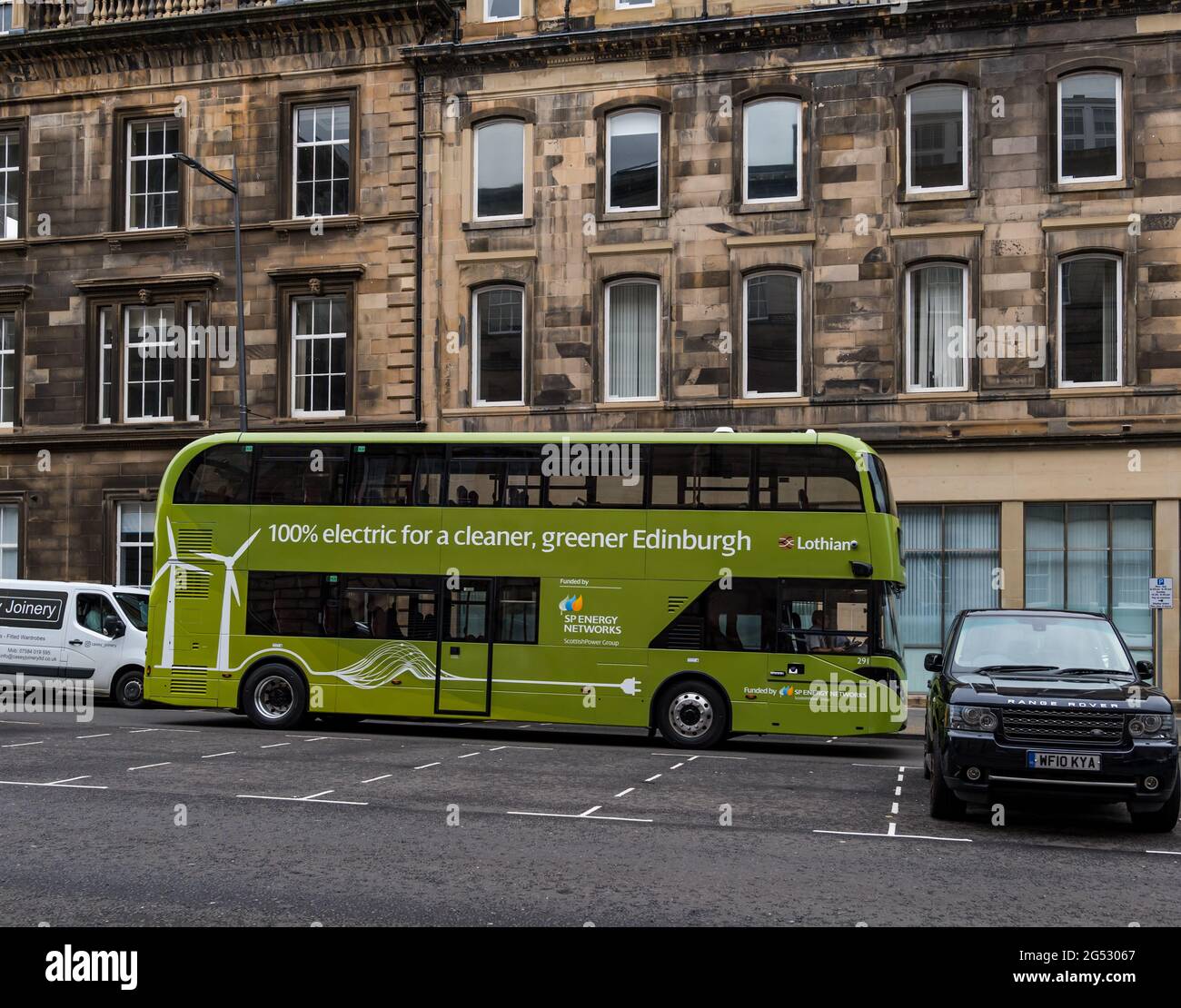 Edinburgh, Scotland, UK, 25th June 2021. New electric buses: the new ...