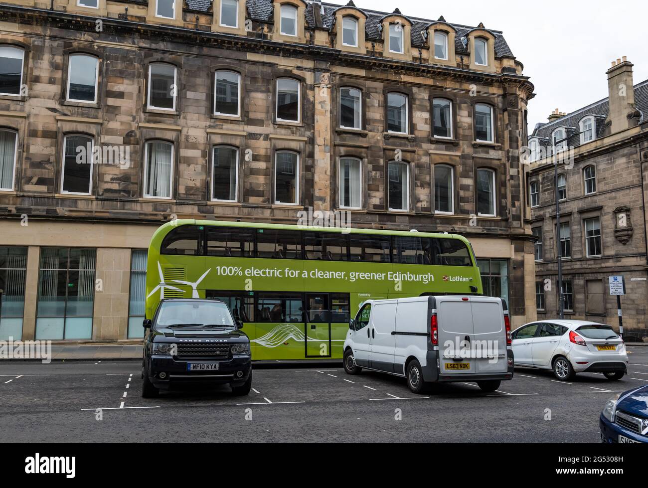 Edinburgh, Scotland, UK, 25th June 2021. New electric buses: the new ...