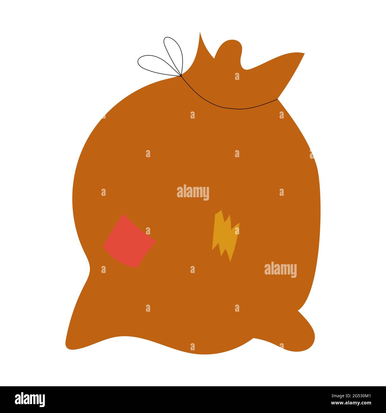 Burlap sack sugar Stock Vector Images - Alamy