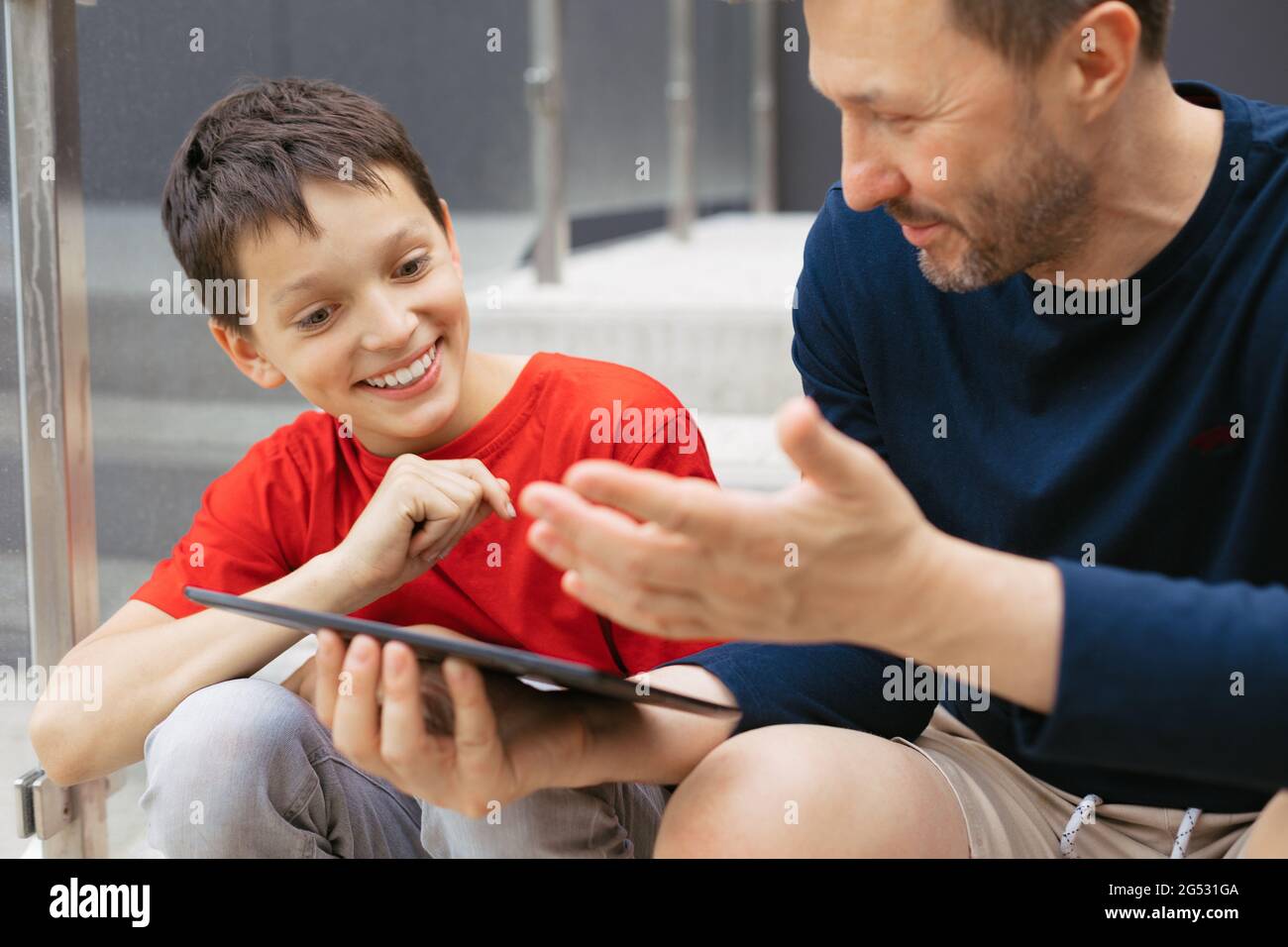 Joint family fun together hi-res stock photography and images - Alamy