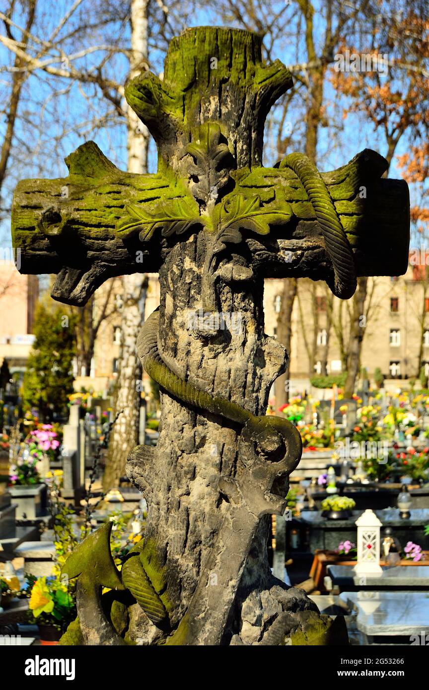 Christian cross marble stone hi-res stock photography and images - Alamy