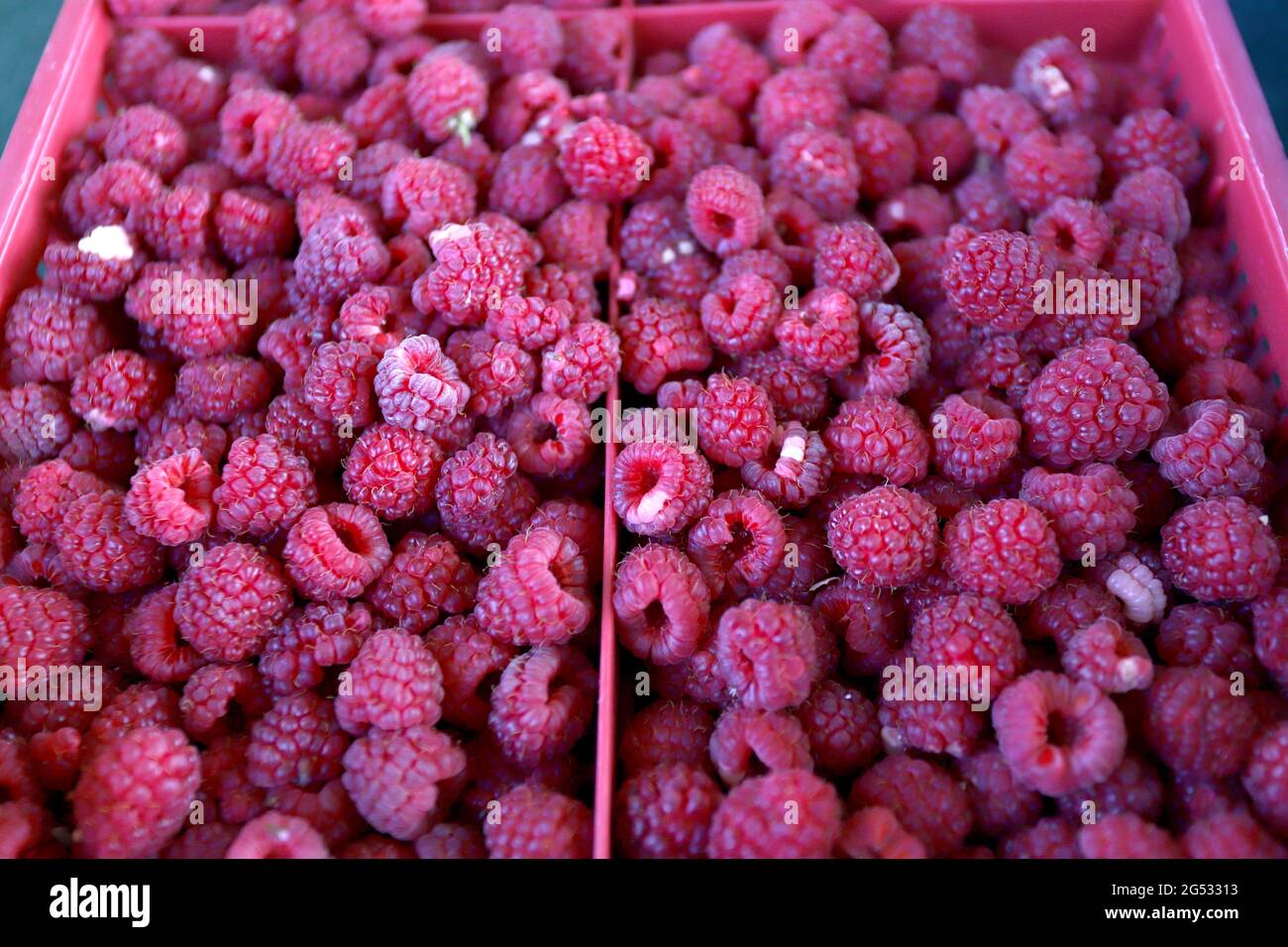 Wallpaper raspberries hi-res stock photography and images - Alamy