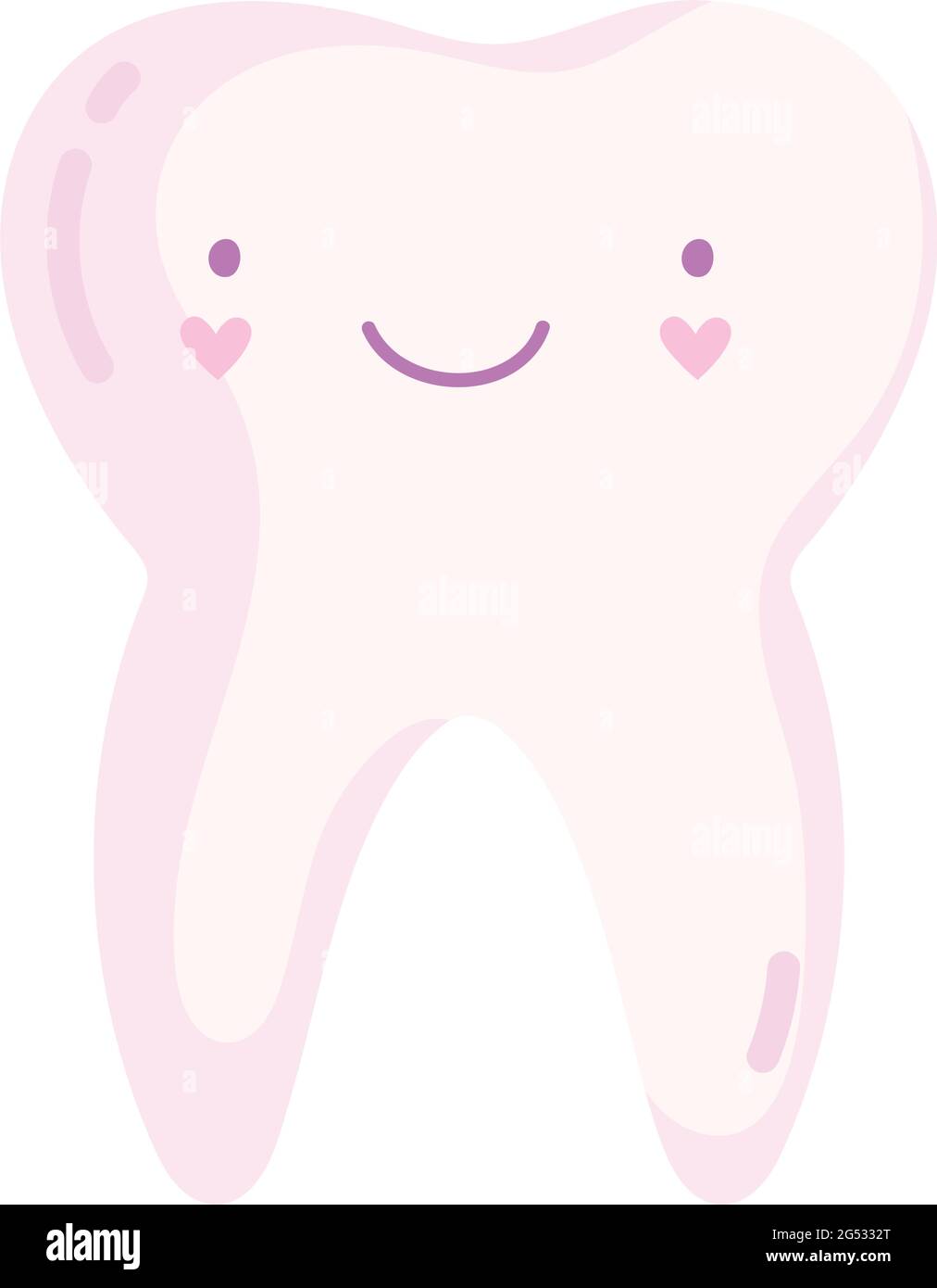kawaii cute tooth Stock Vector Image & Art - Alamy