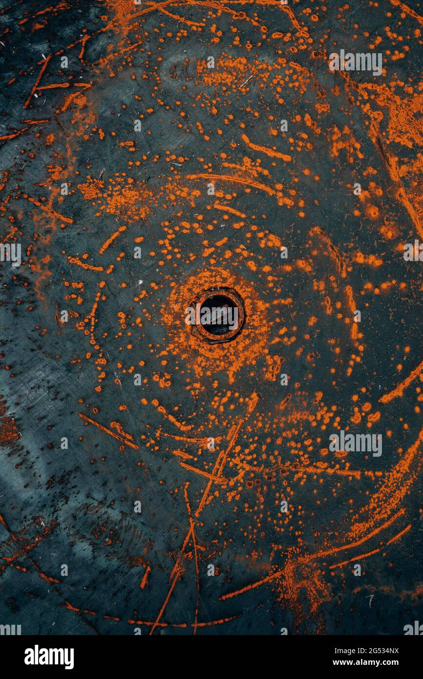 Rusted Metal Texture Background, orange color Stock Photo - Alamy