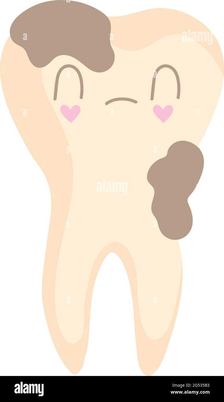 sad tooth decay Stock Vector Image & Art - Alamy