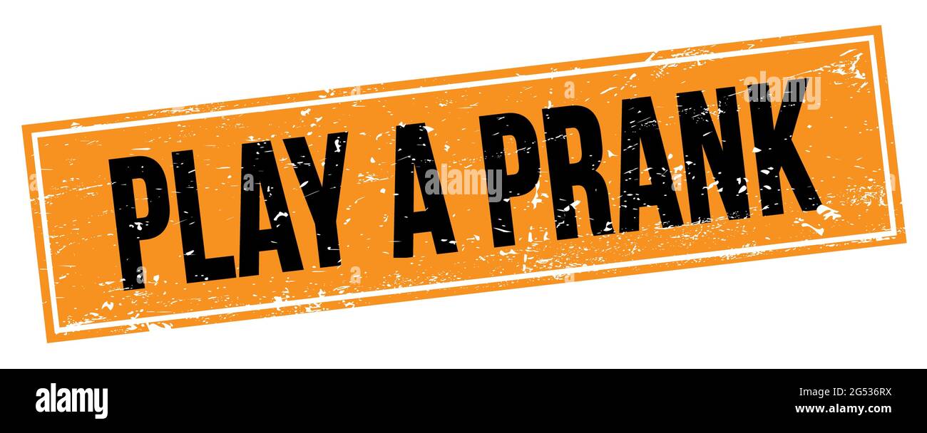 Play a prank on stamp hi-res stock photography and images - Alamy