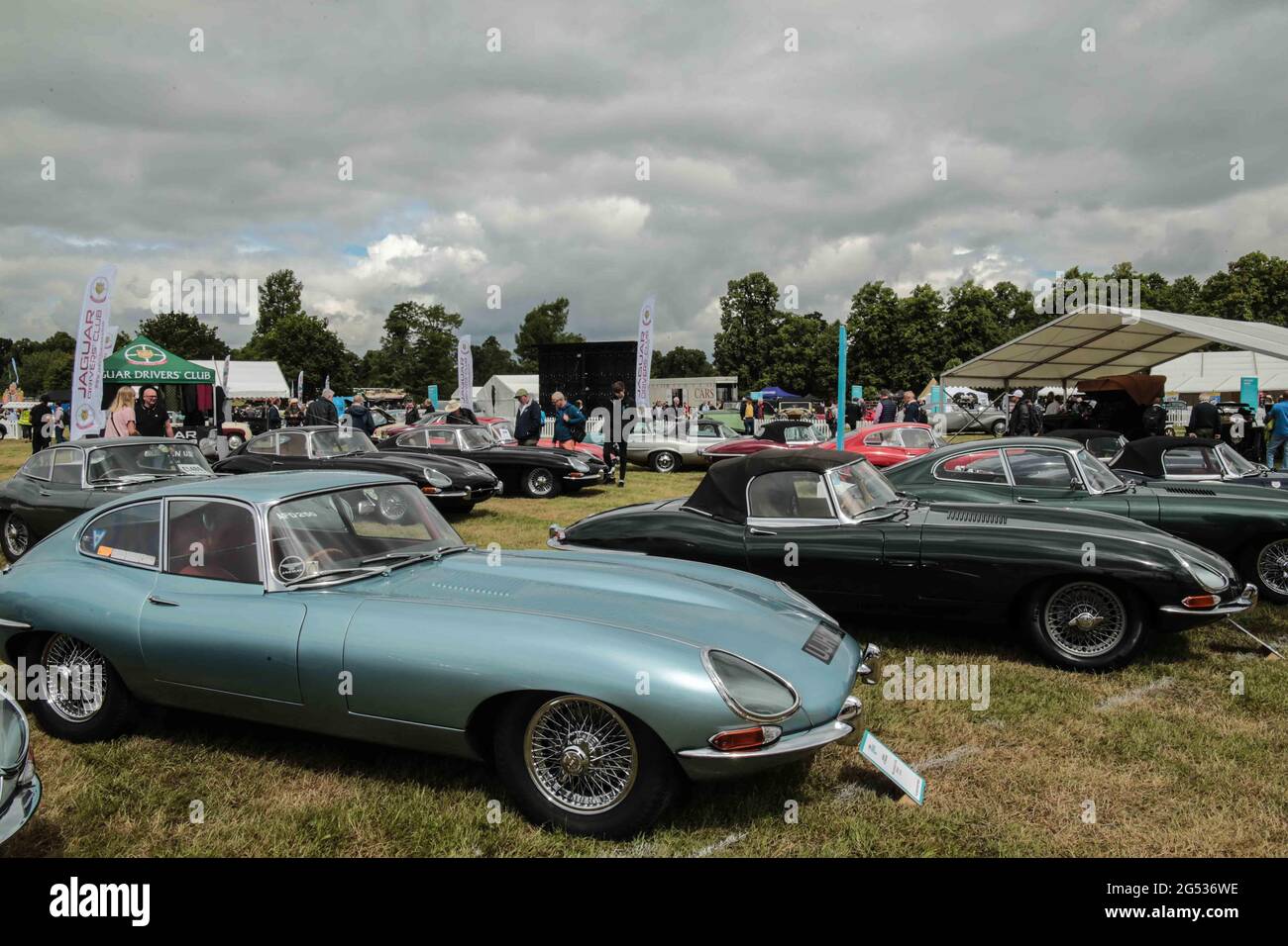 London, UK. 25th June, 2021. The London Classic Car Show comes to Syon ...