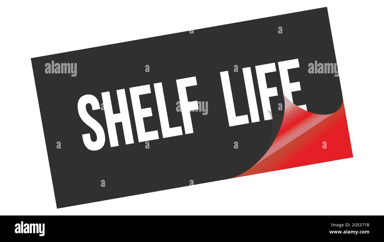 Shelf life text Cut Out Stock Images & Pictures - Alamy