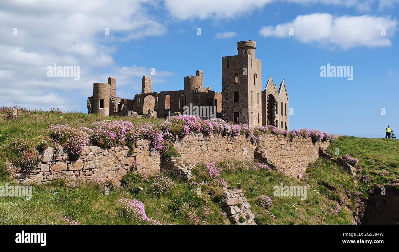 Slains Castle, Cruden Bay, Scotland believed to be the inspiration for ...